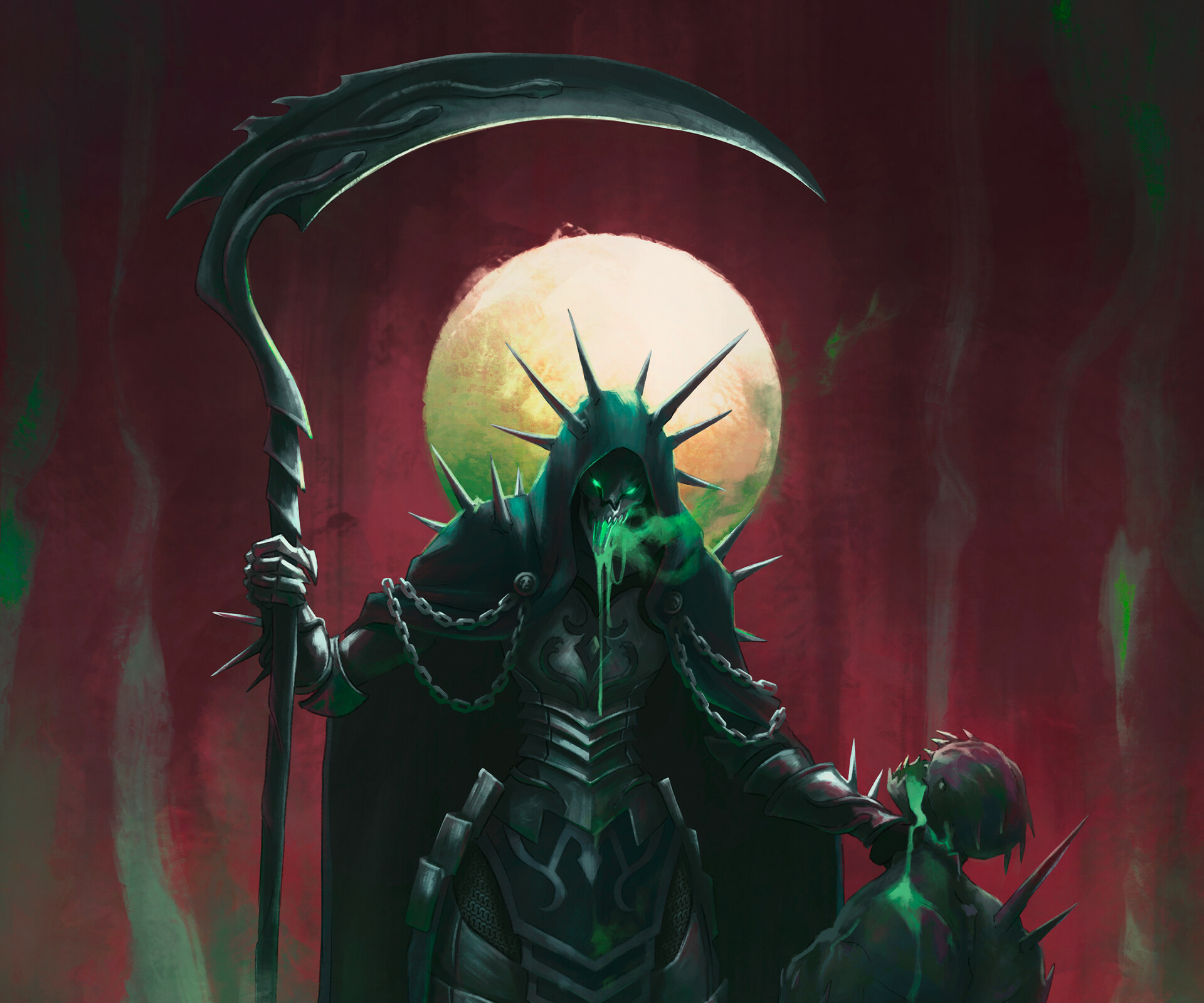 Download Dark Warrior HD Wallpaper by Gabriel Varz