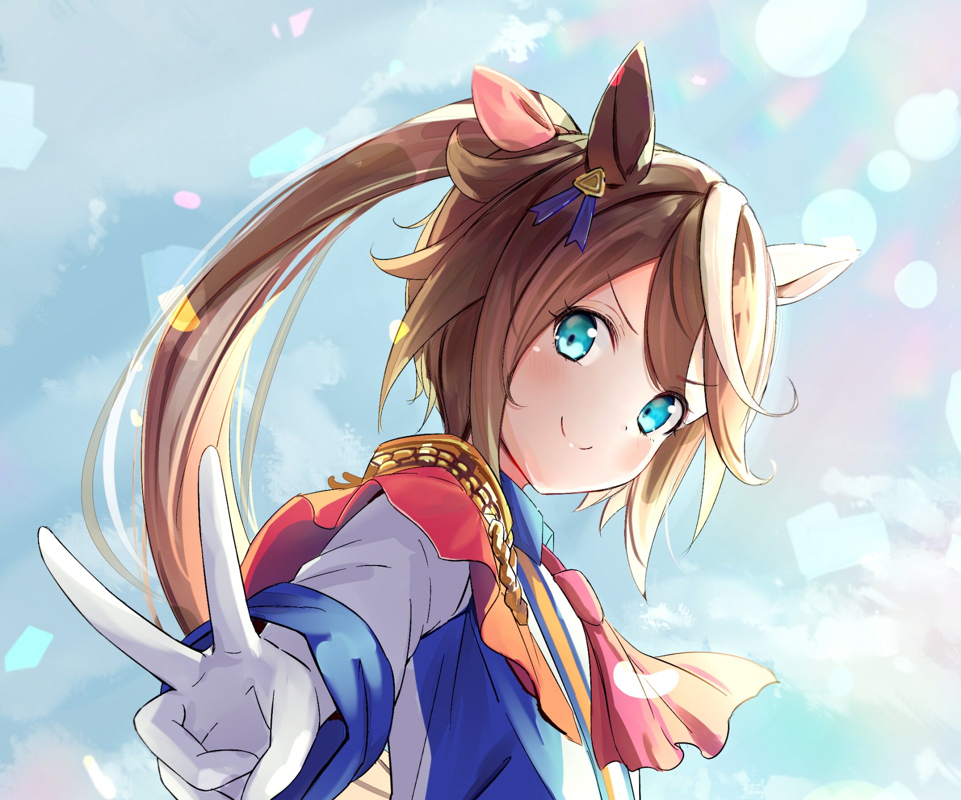 Download Tokai Teio Anime Uma Musume: Pretty Derby HD Wallpaper