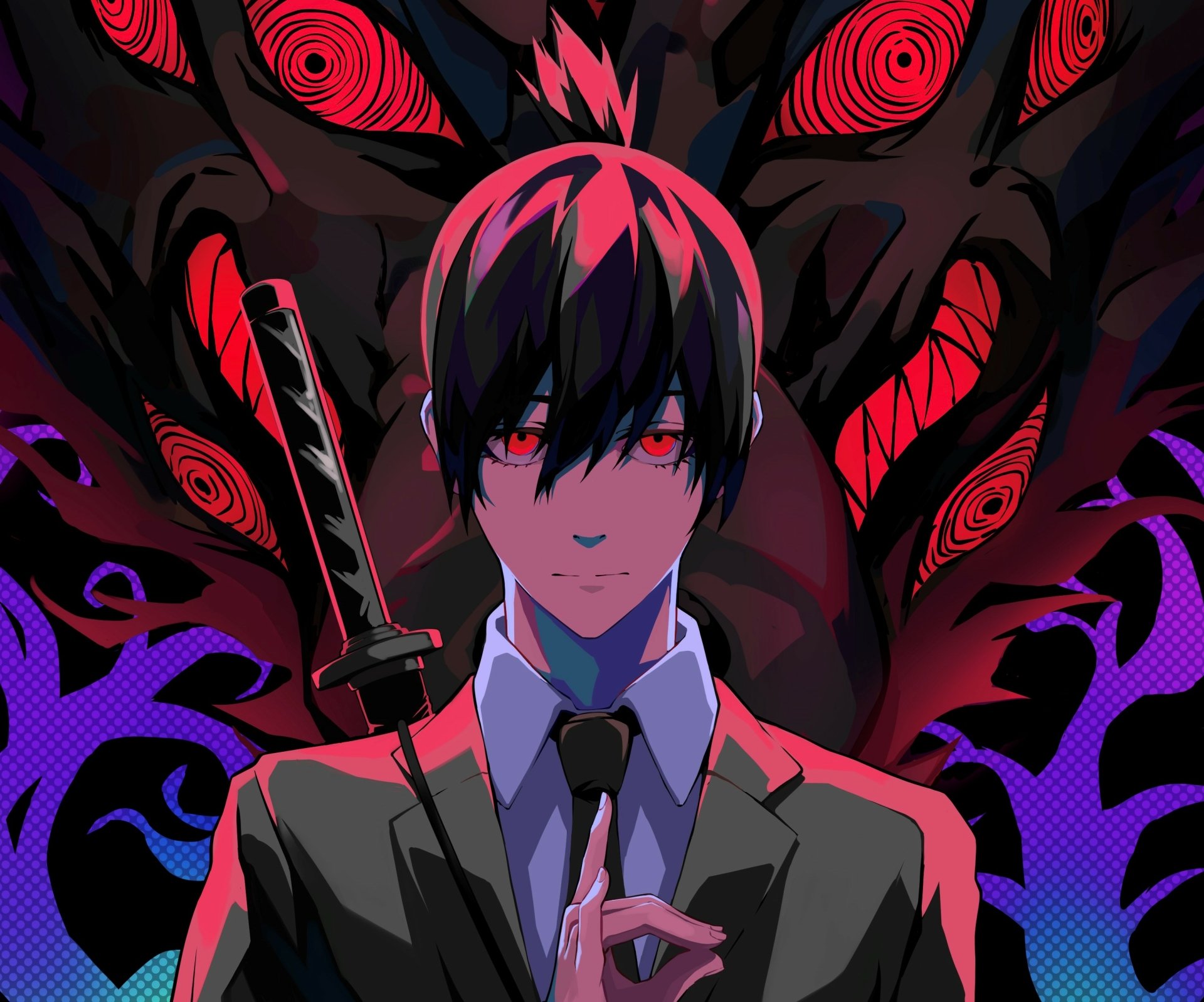 Aki Hayakawa Chainsaw Man Anime HD Wallpaper Showcase by 宵宵。YoiYoi.