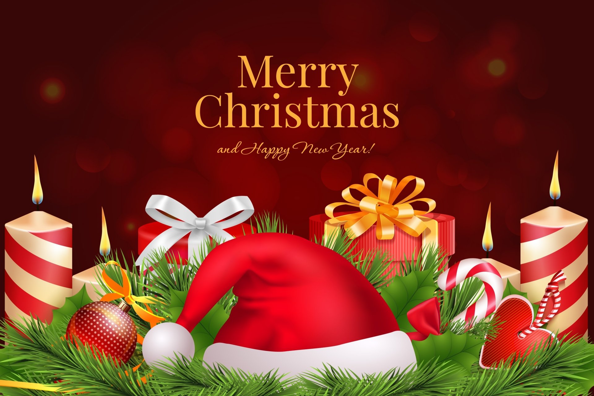 Download Merry Christmas Holiday Christmas HD Wallpaper