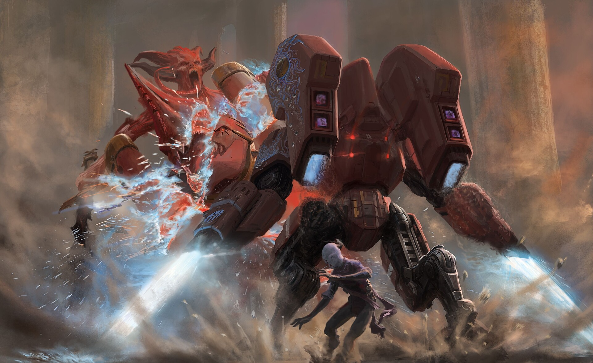Warhammer 40K Epic Showdown – HD Video Game Wallpaper | 1920x1178 ...