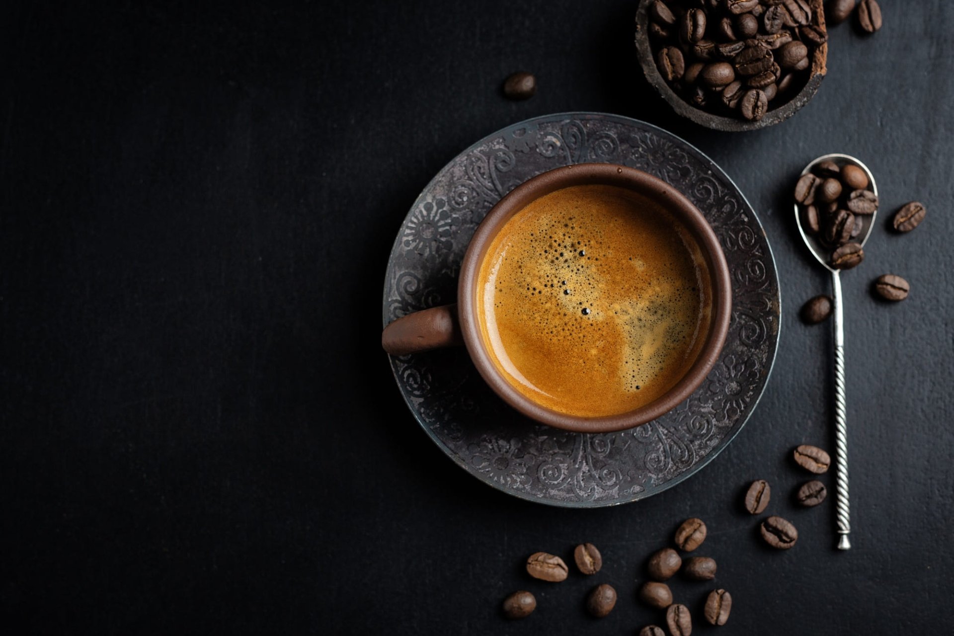 Velvet Espresso — HD Coffee Wallpaper
