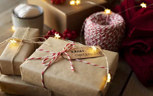 Download Gift Christmas Ornaments Holiday Christmas 4k Ultra HD Wallpaper