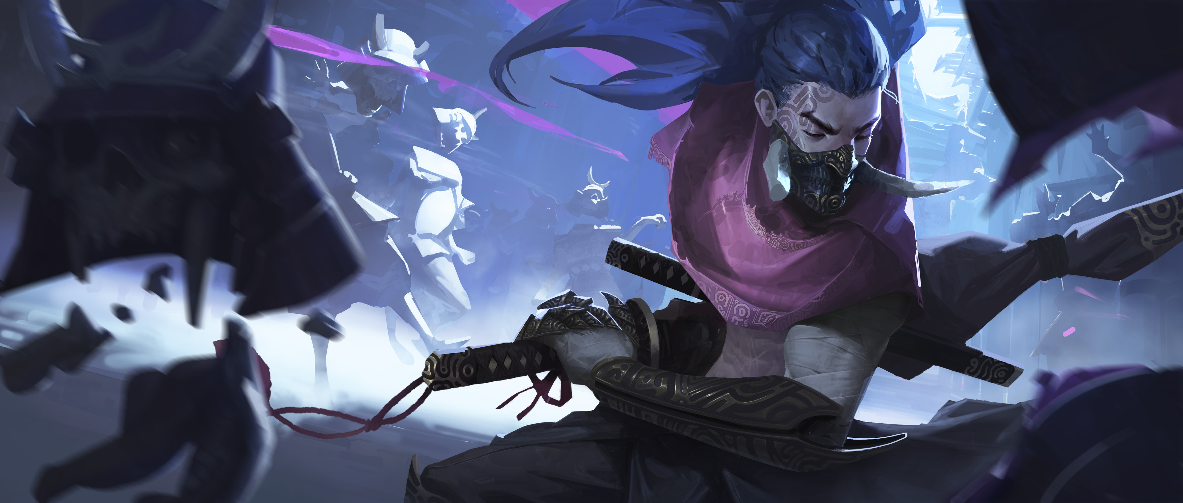 Download Fantasy Samurai HD Wallpaper by Tropper Chen