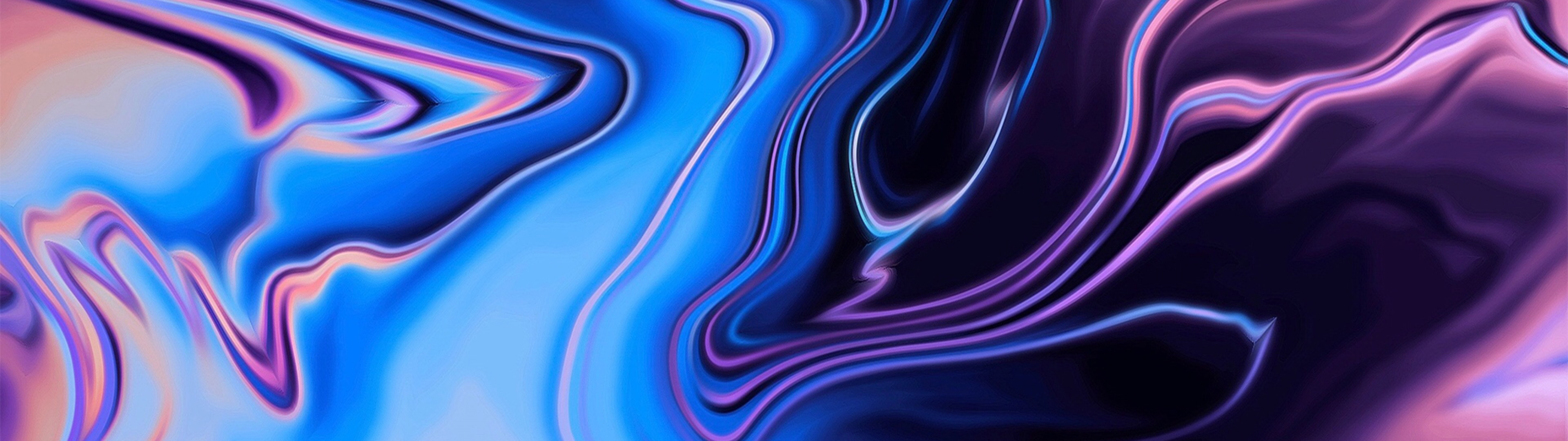 Dual Monitor Wallpaper Abstract Blue