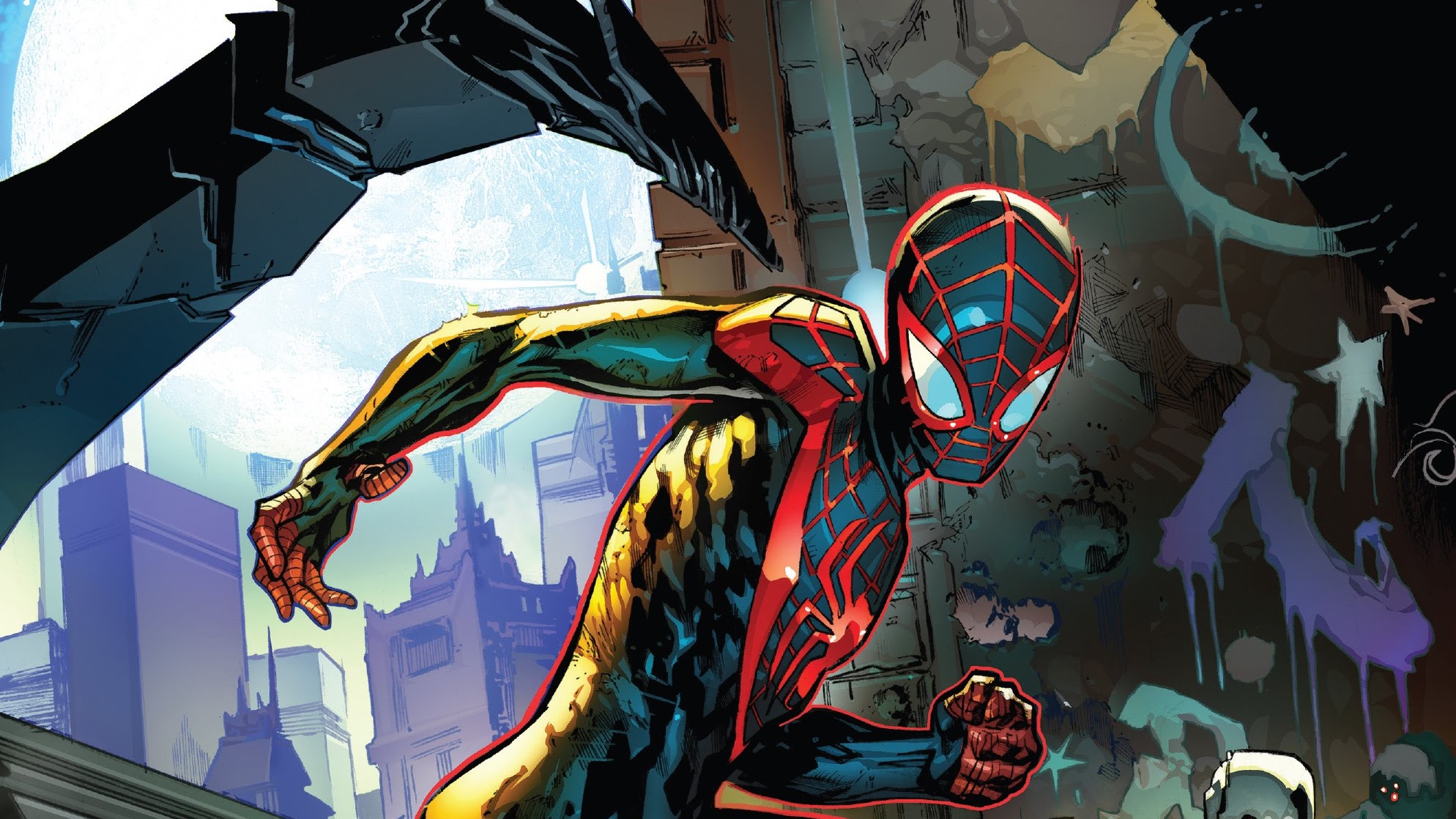 Download Miles Morales Comic Spider Man HD Wallpaper