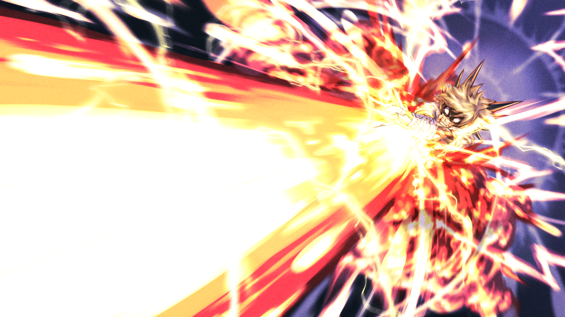 Katsuki Bakugou Explosive HD Wallpaper | My Hero Academia Action Blast by ちゃぶるす
