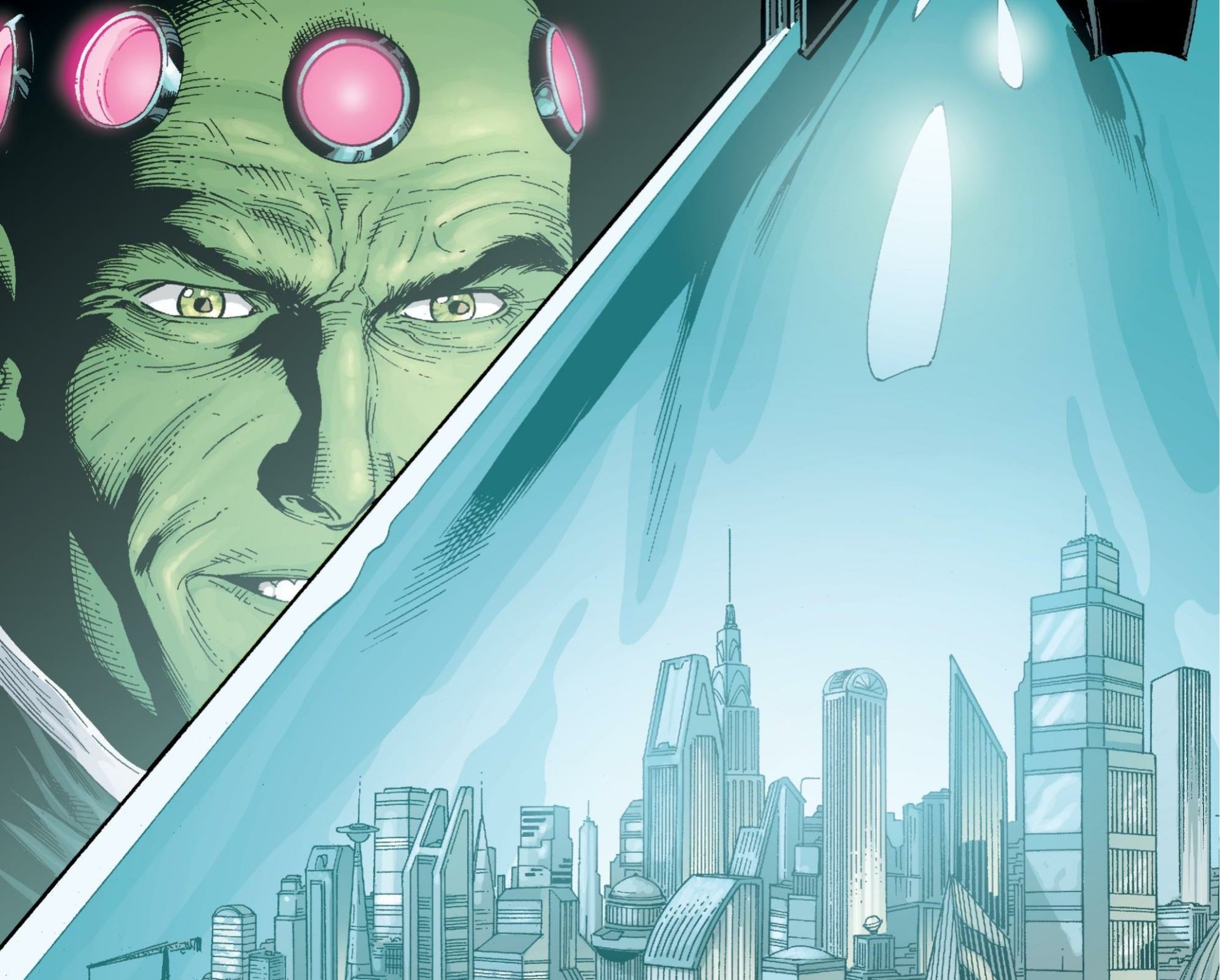 Download Comic Superman: Brainiac HD Wallpaper by Gary Frank