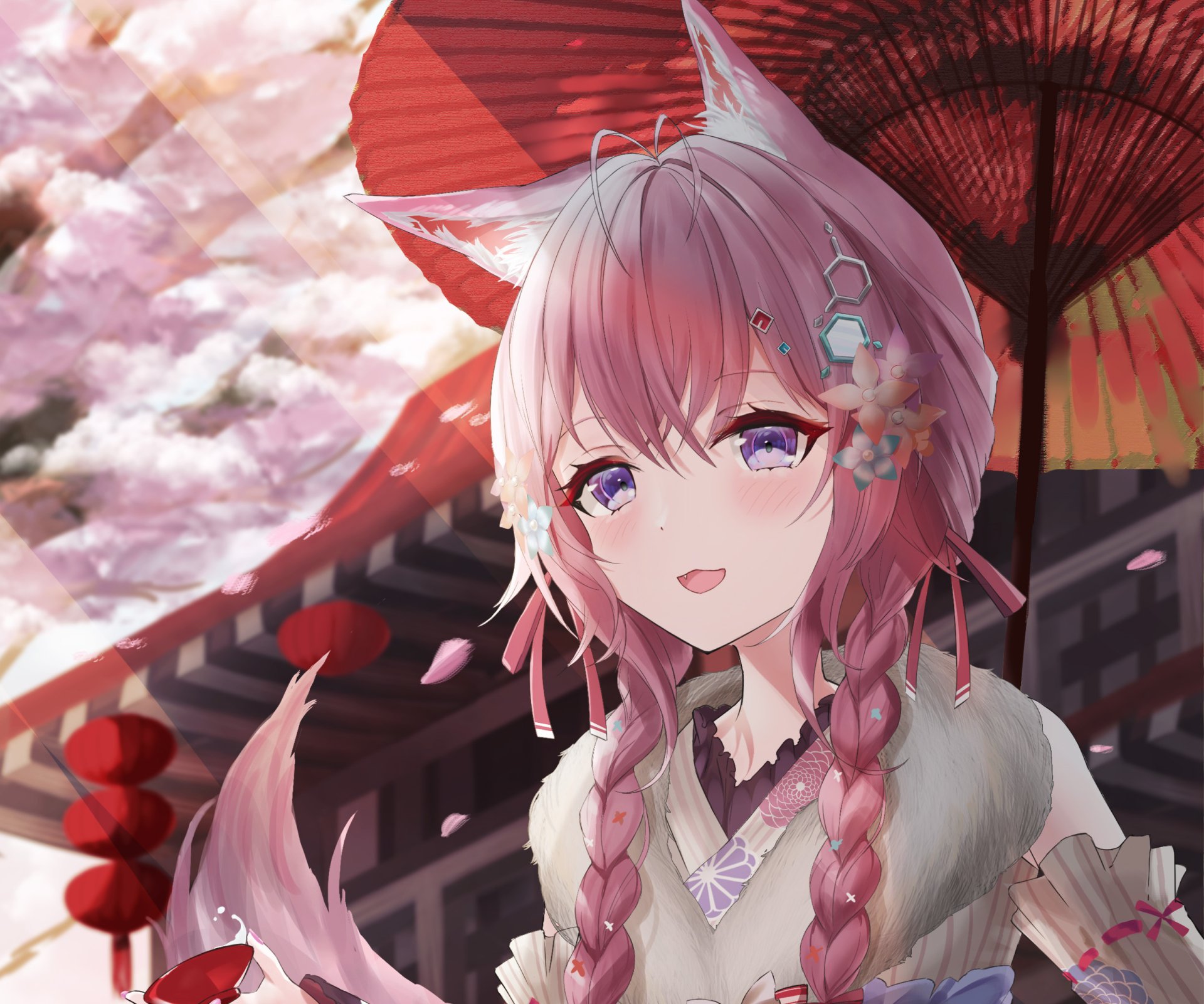 Download Hololive Hakui Koyori Anime Virtual Youtuber HD Wallpaper