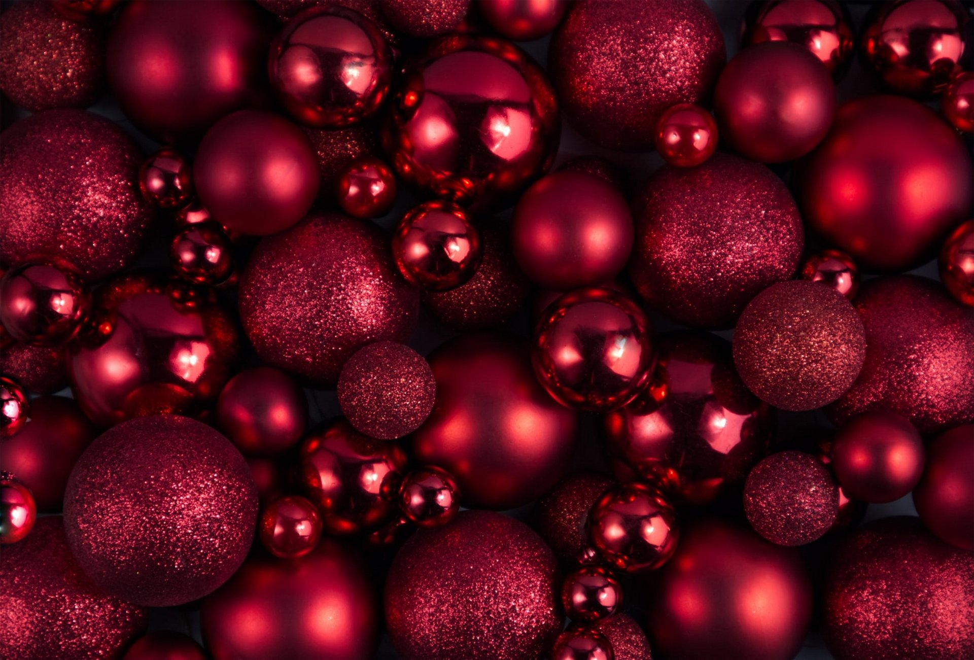 Download Red Bauble Holiday Christmas HD Wallpaper