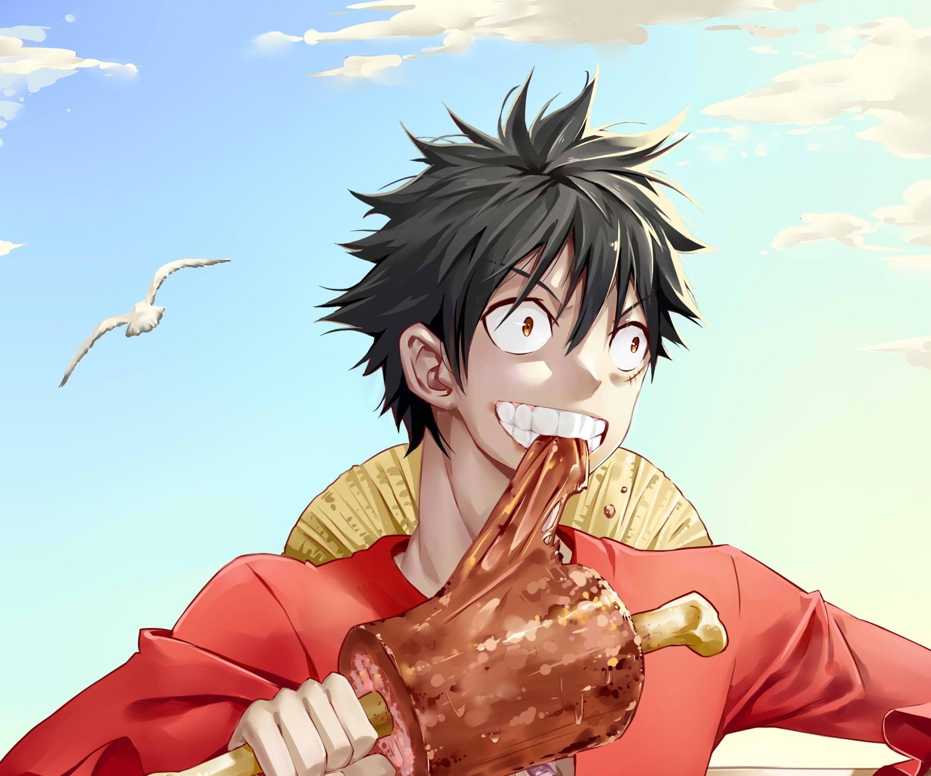 Download Monkey D. Luffy Anime One Piece HD Wallpaper | 2952x2460 ...
