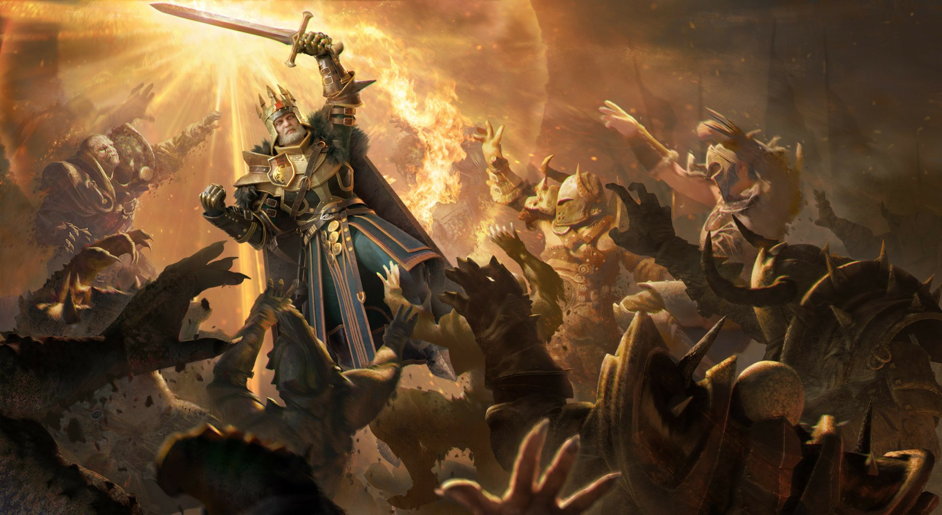 Download Fantasy Knight HD Wallpaper by Fran Hao Shuang