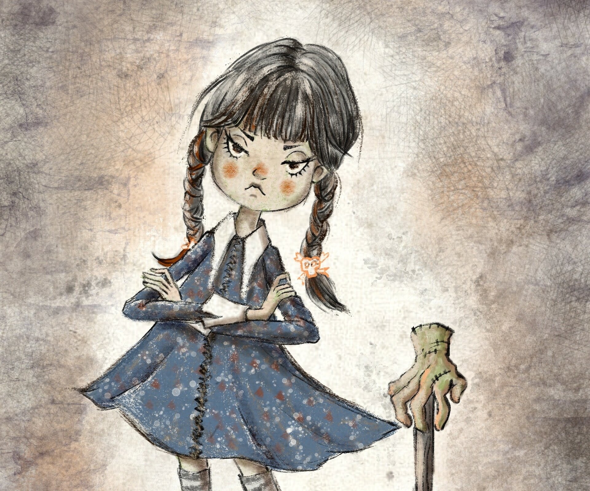 Download Wednesday Addams TV Show Wednesday HD Wallpaper by Taeyeon Eom