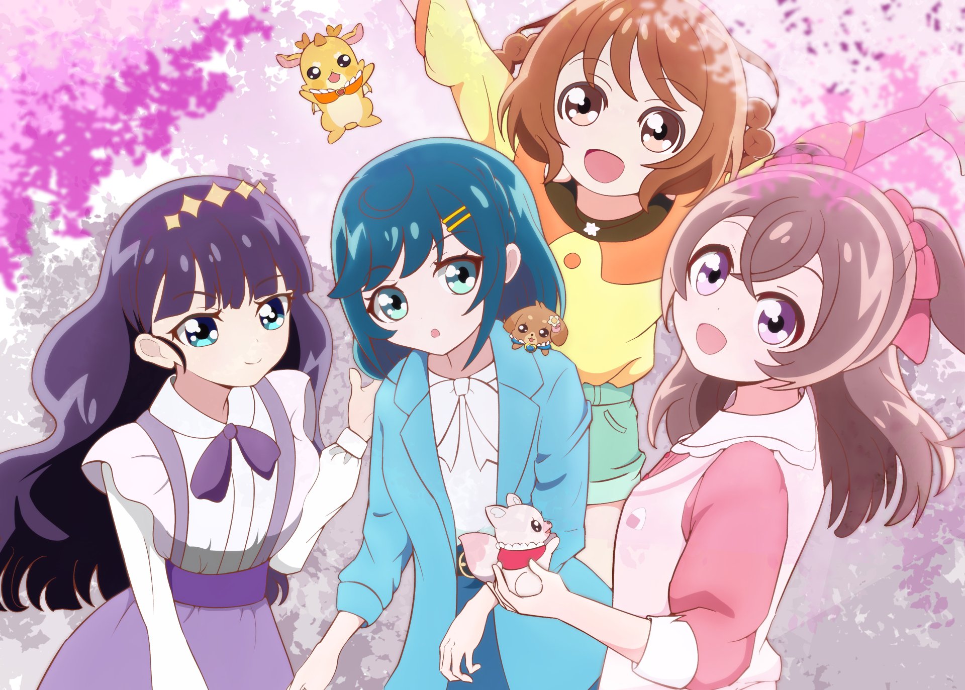 Download Nagomi Yui Kasai Amane Hanamichi Ran Fuwa Kokone Anime ...