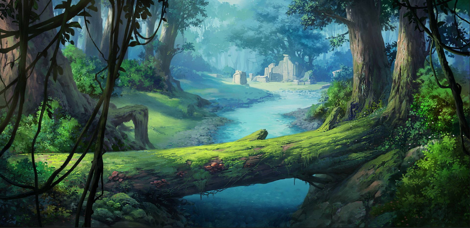 Enchanted Forest Realm – HD Fantasy Landscape