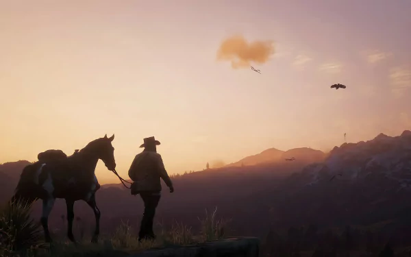 Nature's Serenity Sunset HD Wallpaper