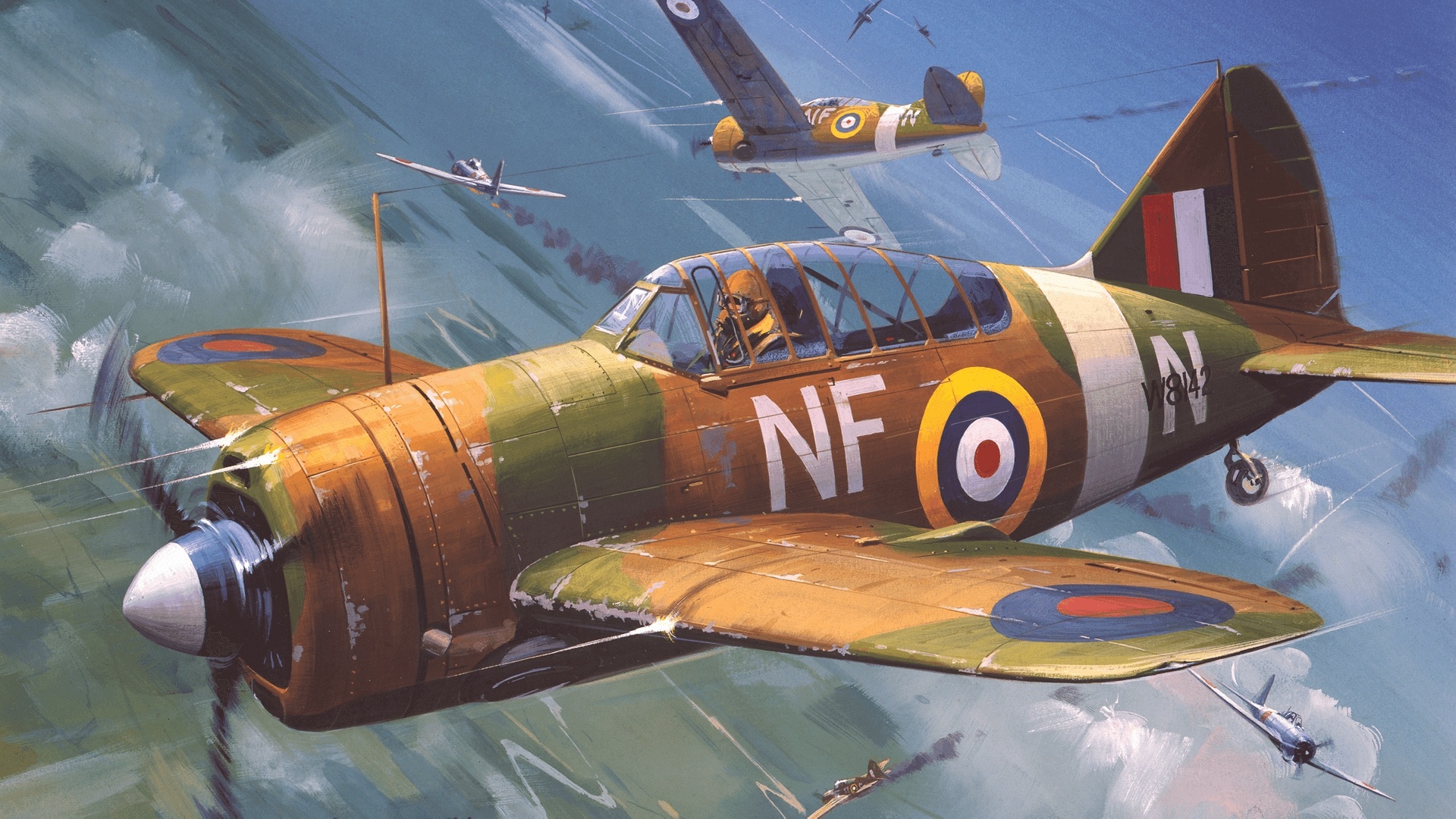 Brewster F2A Buffalo HD Wallpaper by Roy Huxley