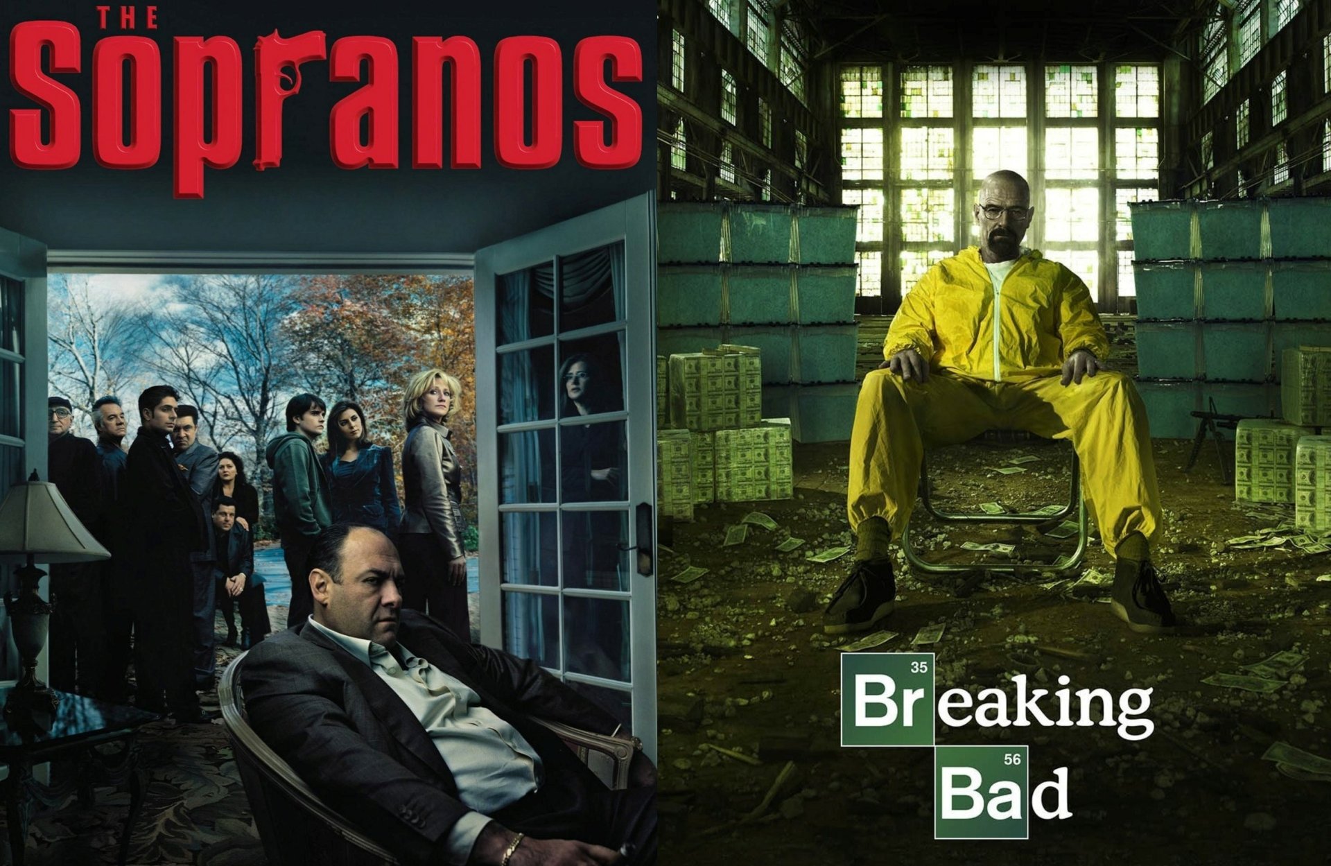 The Sopranos and Breaking Bad by TSTONE