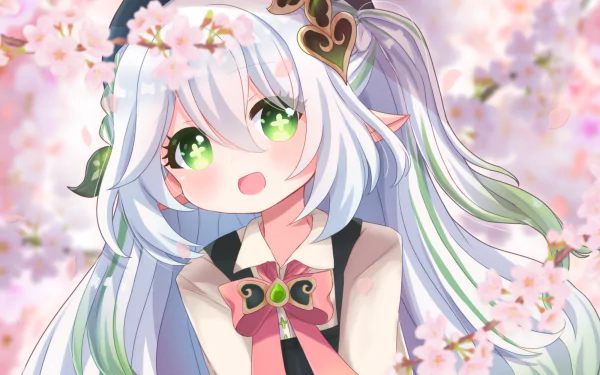 Stunning 4K Ultra HD Wallpaper of Nahida from Genshin Impact by ATDAN-