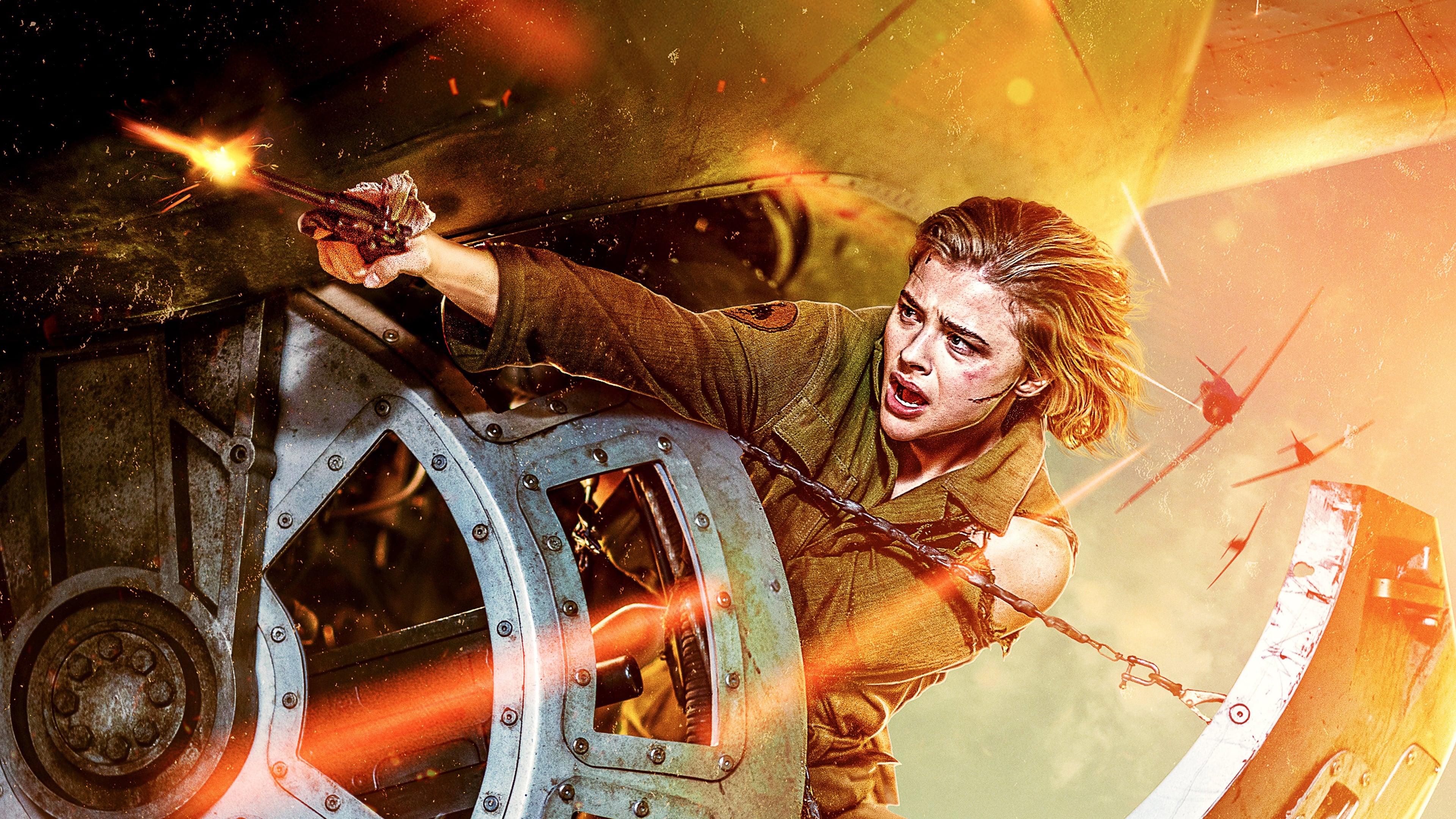 Download Chloë Grace Moretz Movie Shadow In The Cloud HD Wallpaper