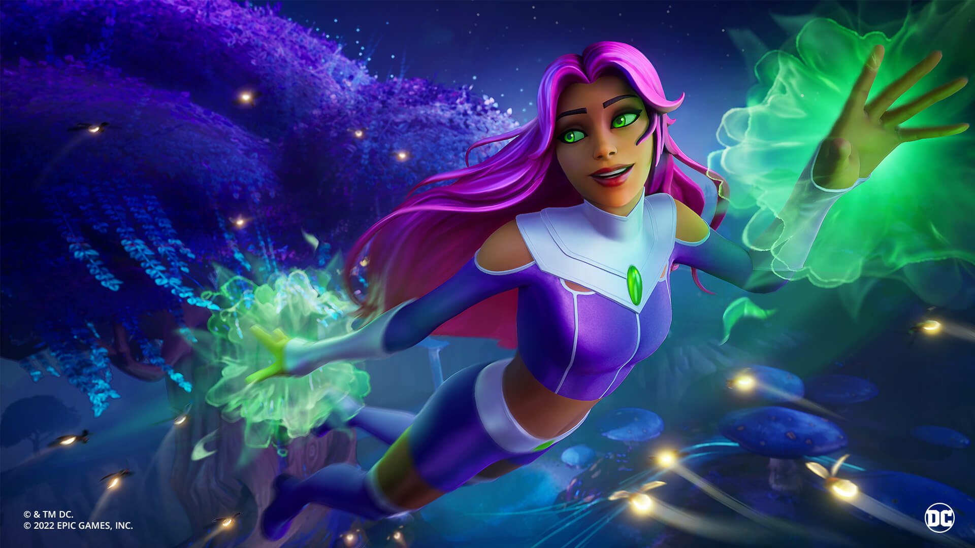 Fortnite Epic HD Wallpaper – Cosmic Heroine in Action