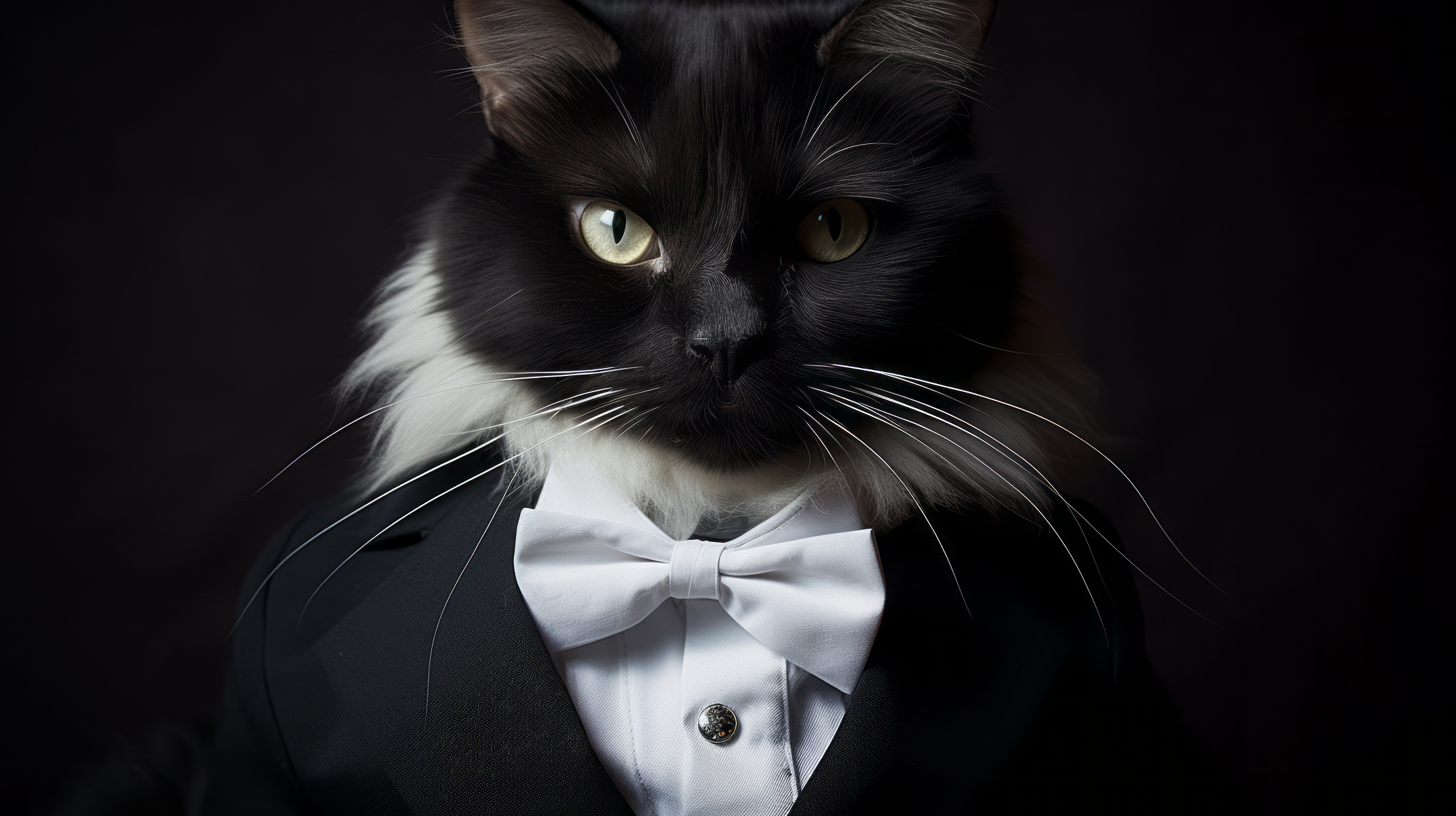 Black Cat In Tuxedo HD Wallpaper By Laxmonaut Black Cat In Tuxedo HD Wallpaper By Laxmonaut