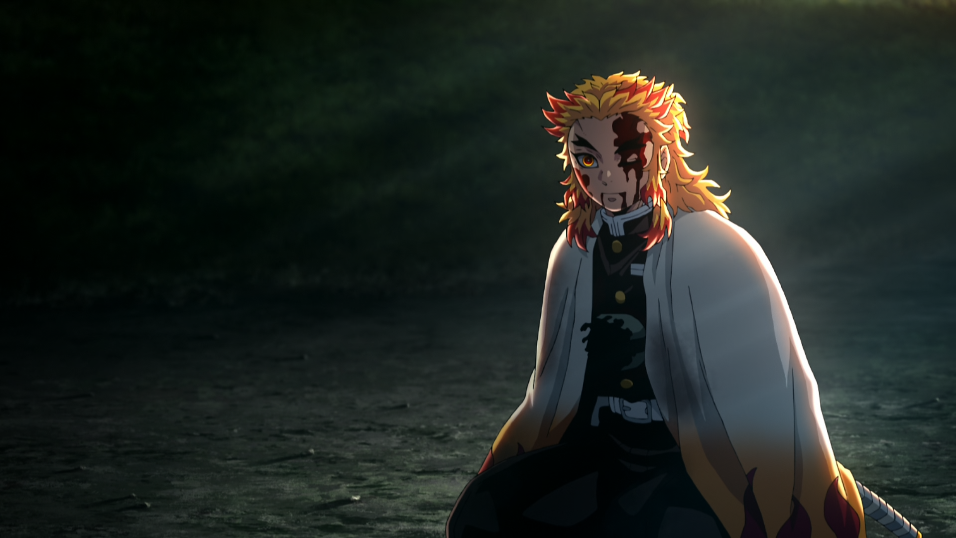 Kyojuro Rengoku HD Wallpaper – Fiery Flame Hashira from Demon Slayer Anime