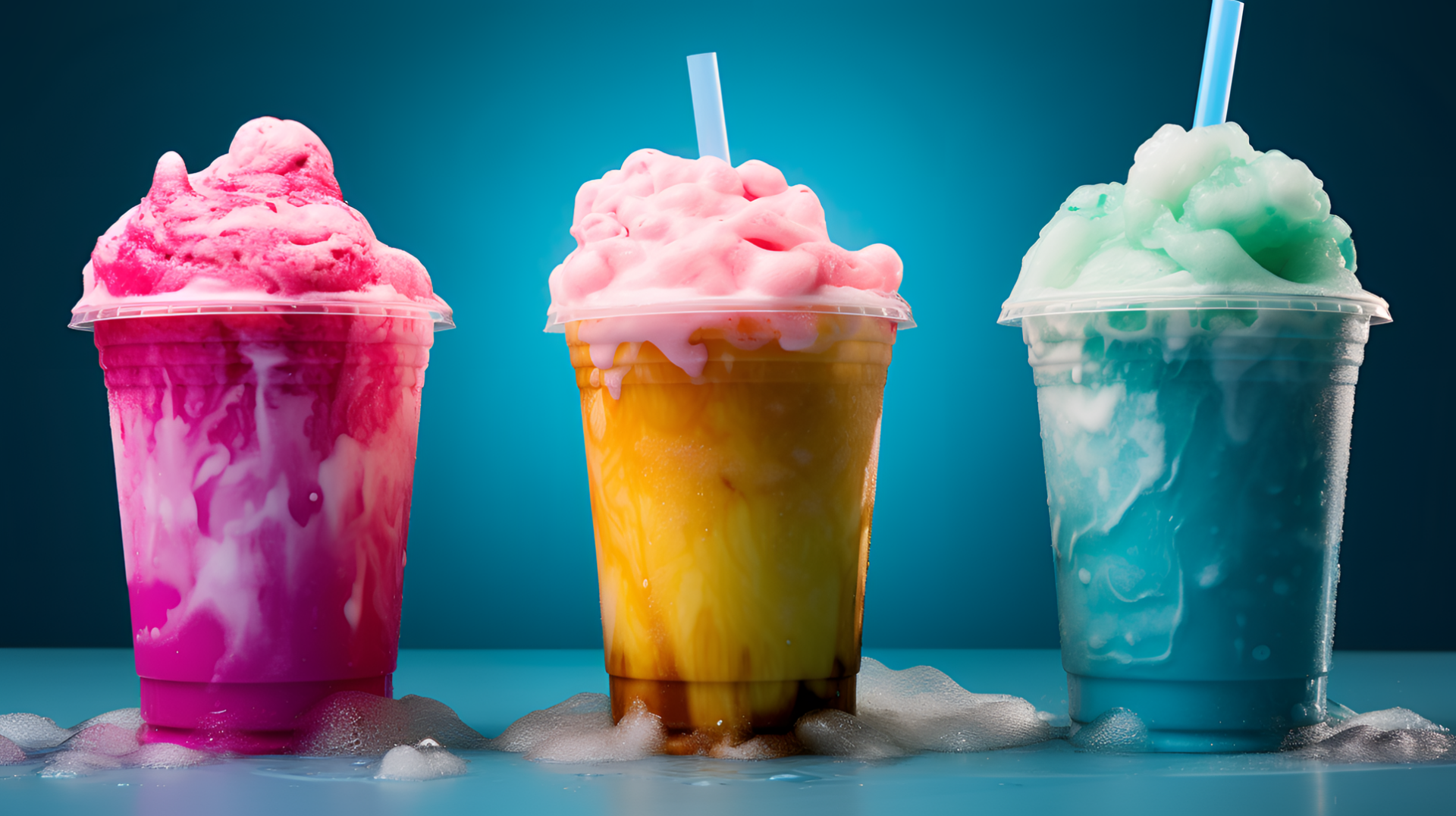 Colorful Frozen Slushies HD Wallpaper