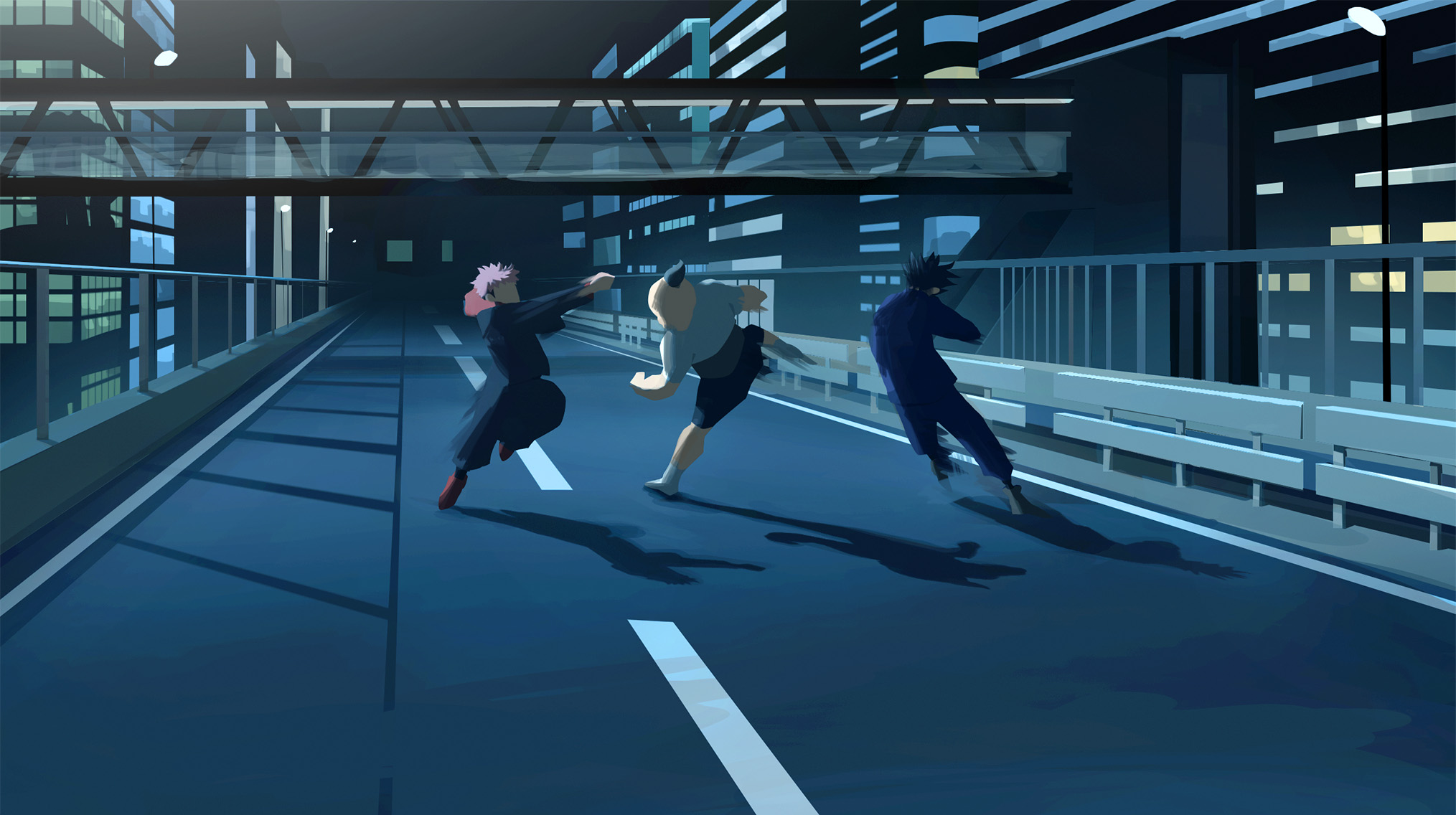 Jujutsu Kaisen Rush – Stunning HD Anime Wallpaper by hiro_gokinjyo