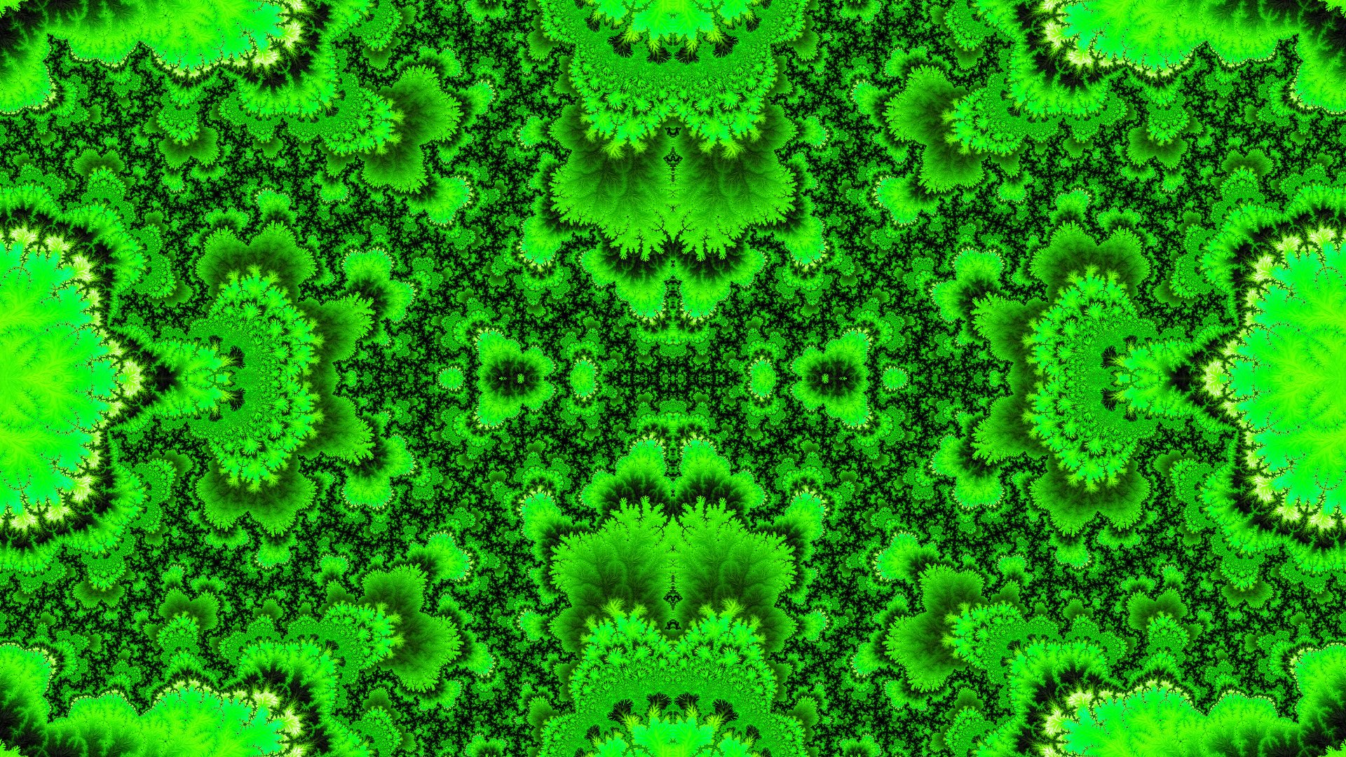 Trippy Psychedelic Fractal Wallpaper by Dr-Pen