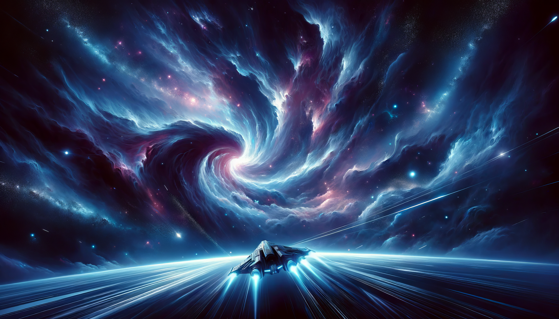 Hyperspace Vortex HD Wallpaper by robokoboto | 3584x2048 | Wallpaper Abyss