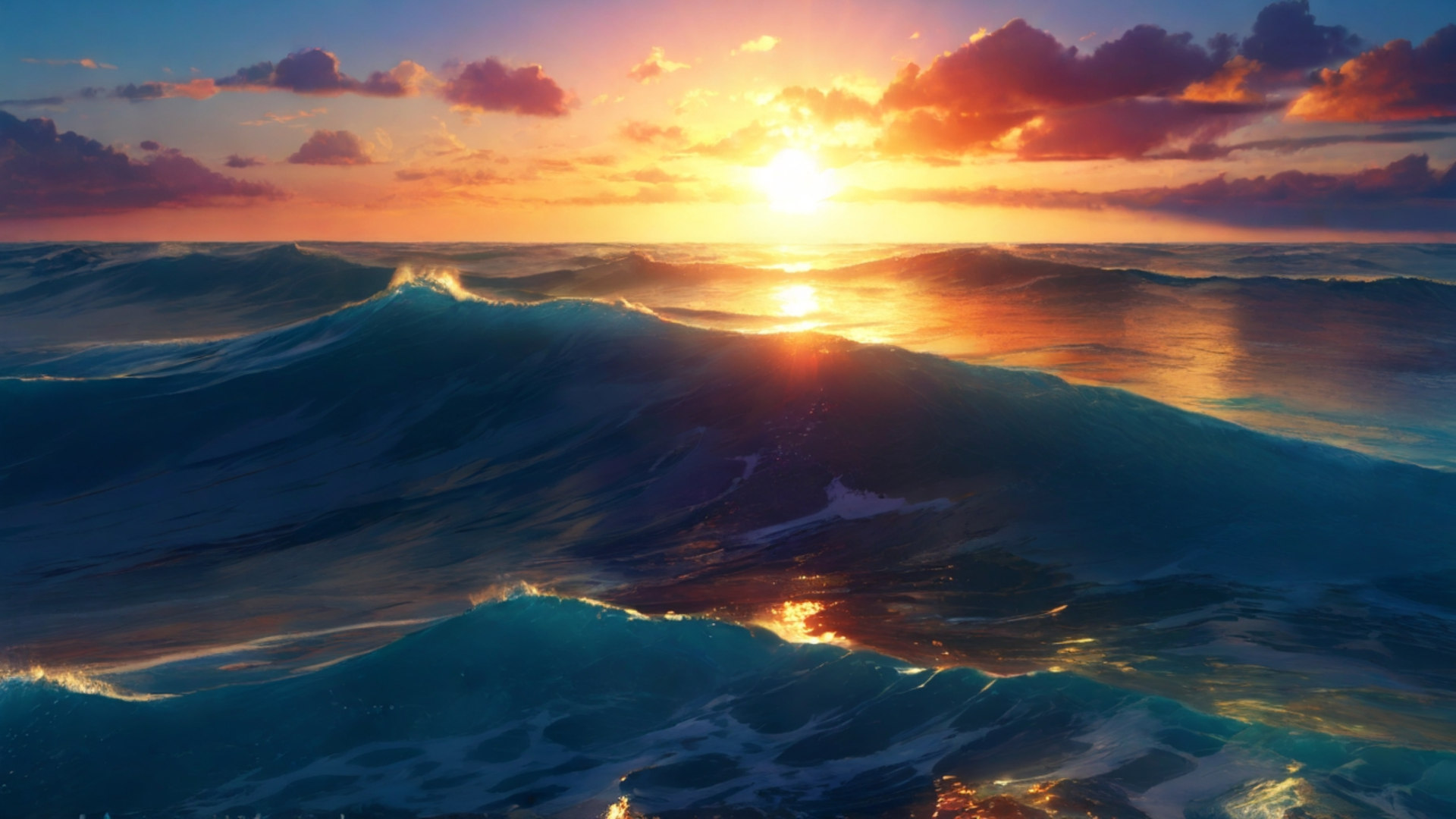 Ocean waves by AnimeHead