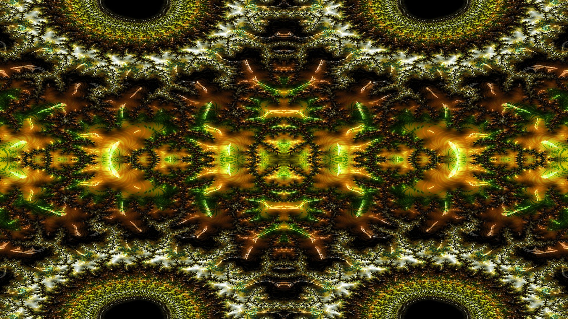 Trippy Psychedelic Fractal 4k Desktop Wallpaper by Dr-Pen