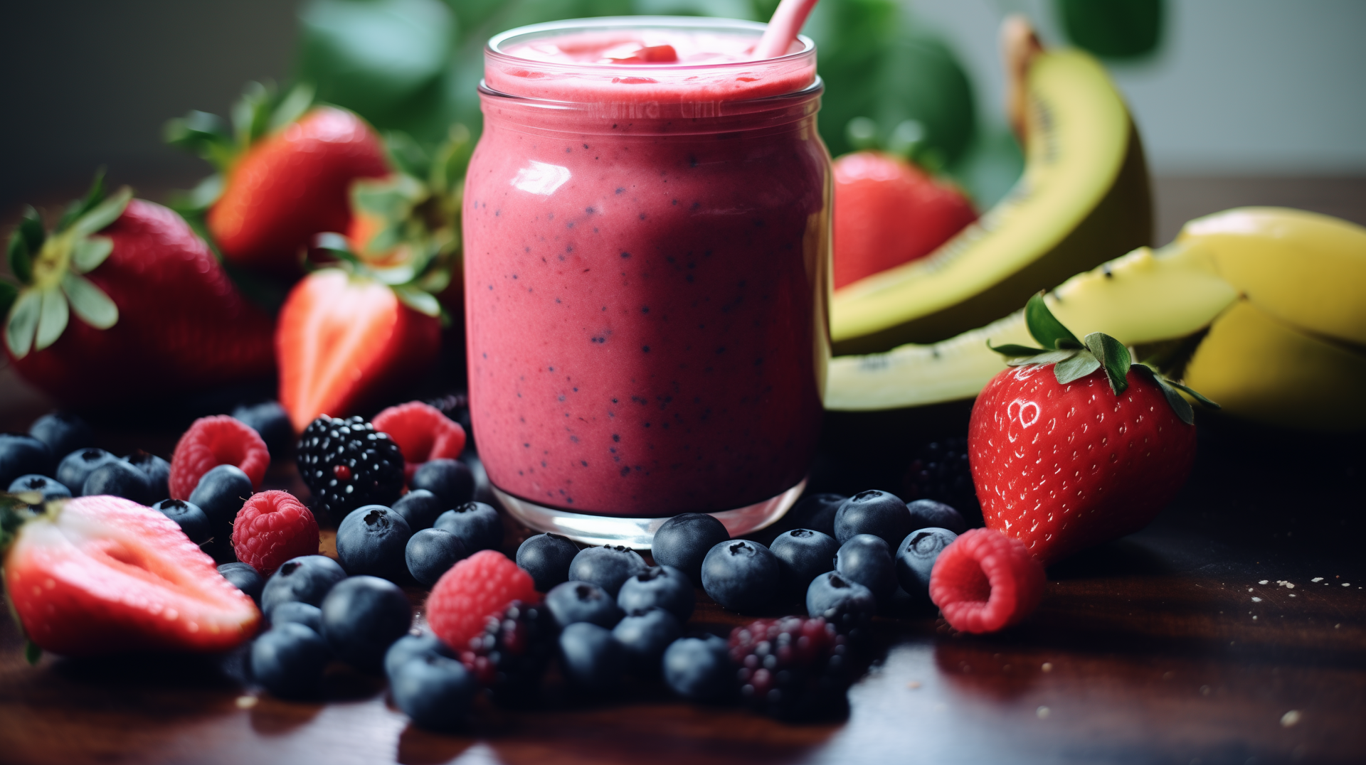Berry Bliss Smoothie HD Wallpaper by Laxmonaut