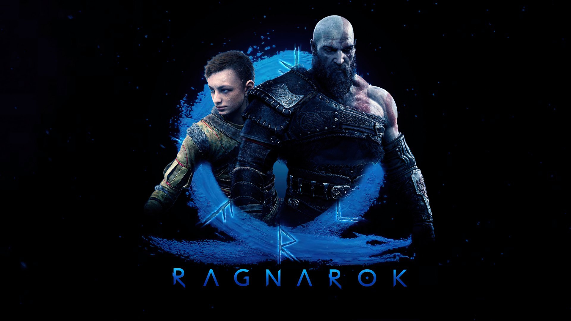 God of War: Ragnarök HD Wallpaper - Kratos & Atreus Dynamic Duo