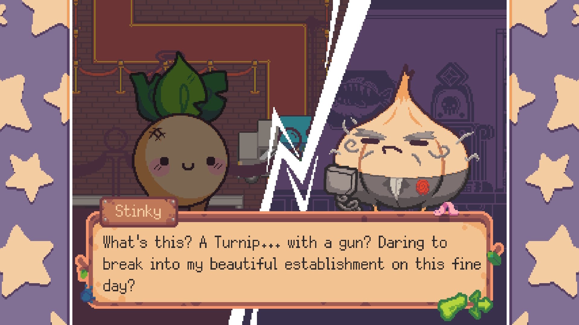 Turnip Boy Bank Heist Adventure - HD Video Game Wallpaper