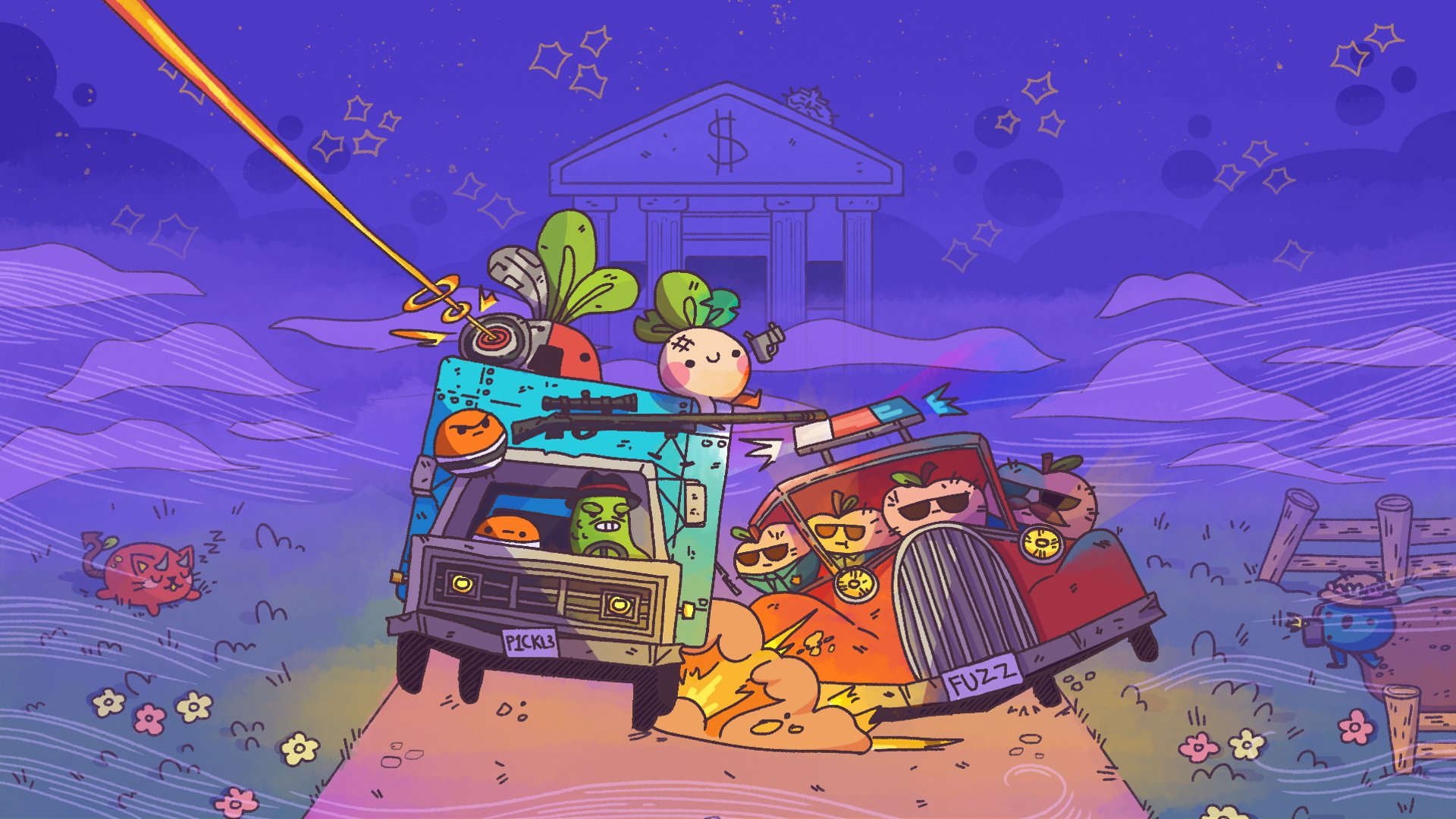 Turnip Boy Heist Adventure HD Wallpaper