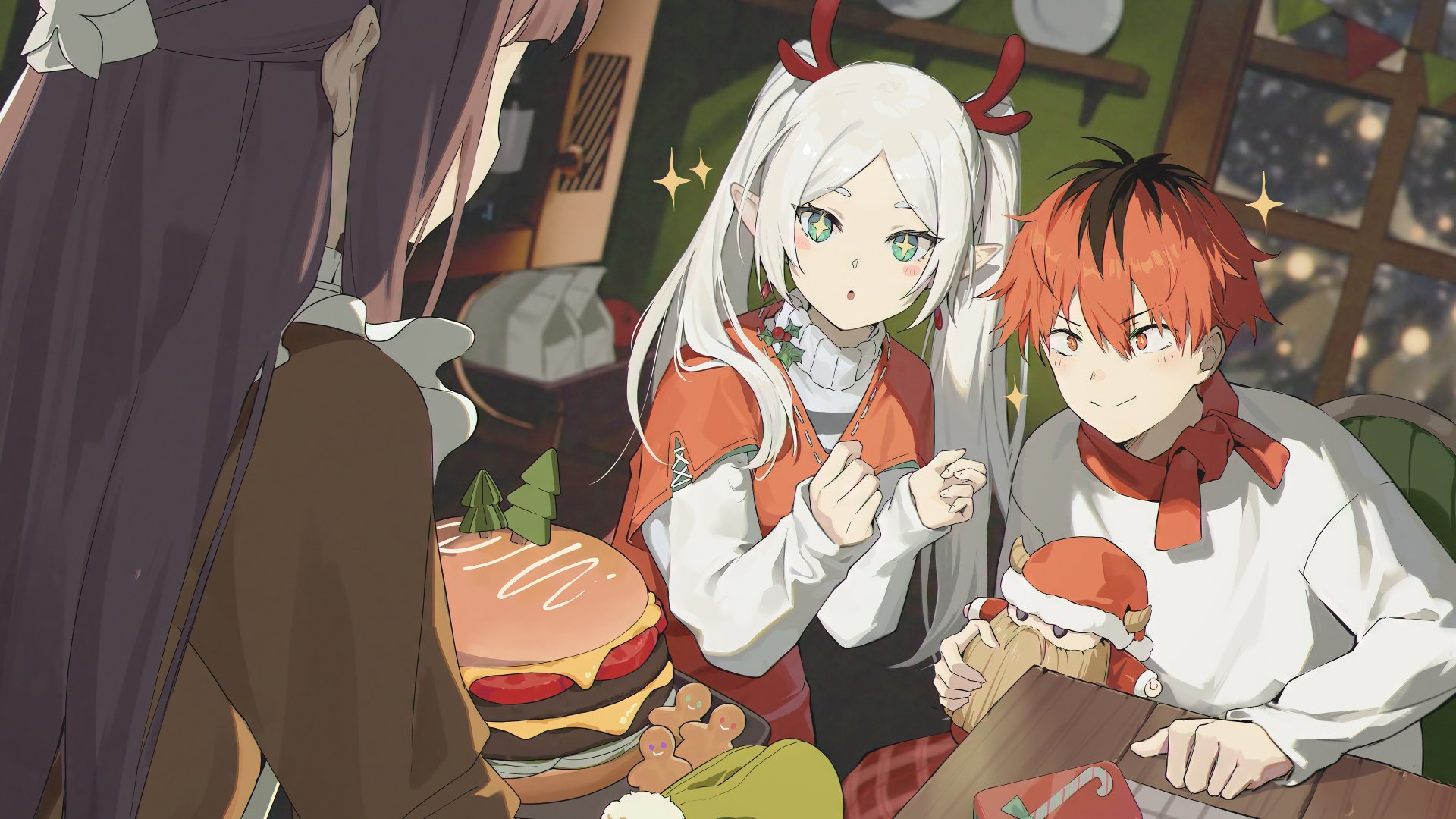 Frieren and Stark HD Anime Wallpaper - Beyond Journey's End Theme by luman