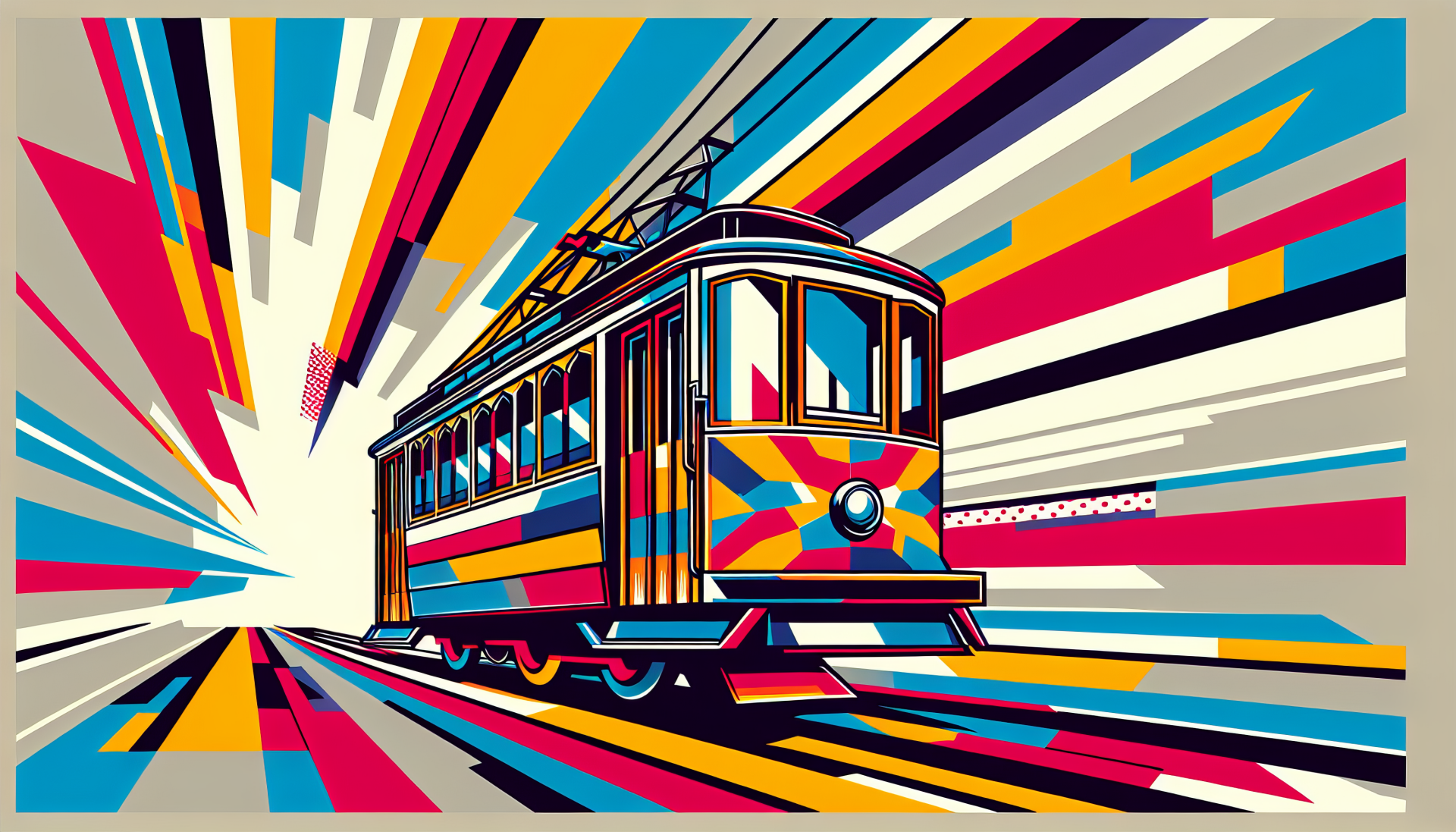 Colorful Cable Car HD Wallpaper by QuantumCurator