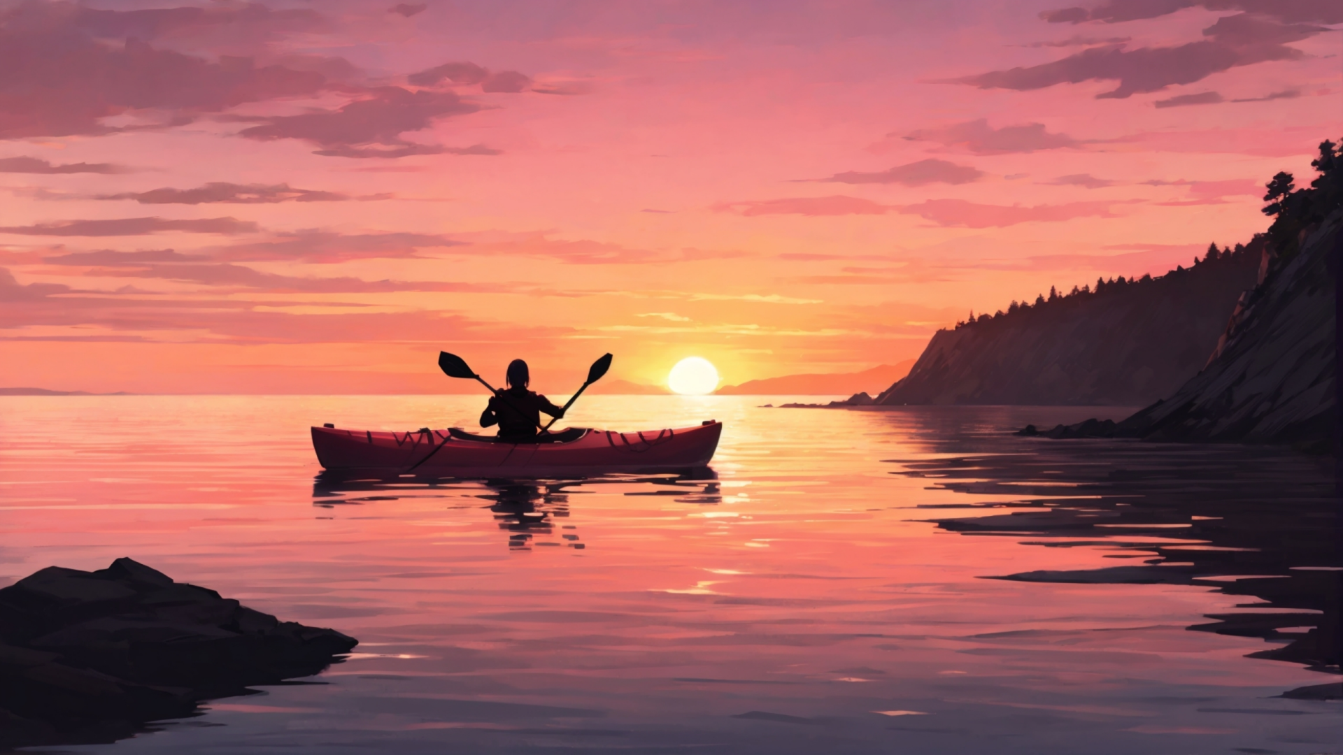 Kayaking by AnimeHead