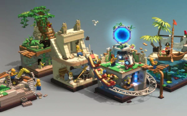 LEGO Bricktales HD Wallpaper - Creative Brick Building Adventure