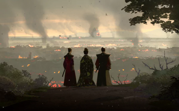 Download Blue Eye Samurai 4k Ultra HD Wallpaper