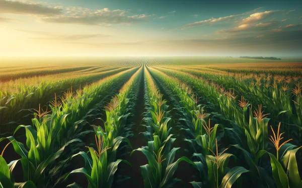 Stunning Corn Field - 4K Ultra HD Wallpaper by QuantumCurator