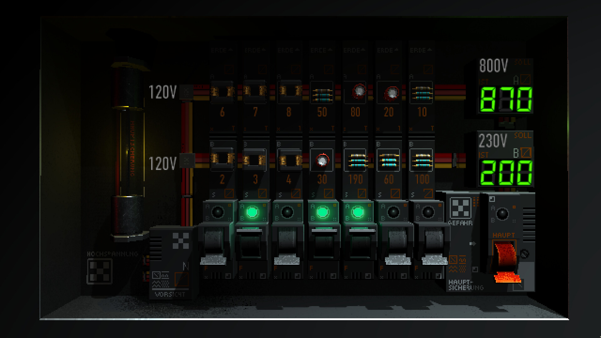 SIGNALIS Game Electrical Panel HD Wallpaper