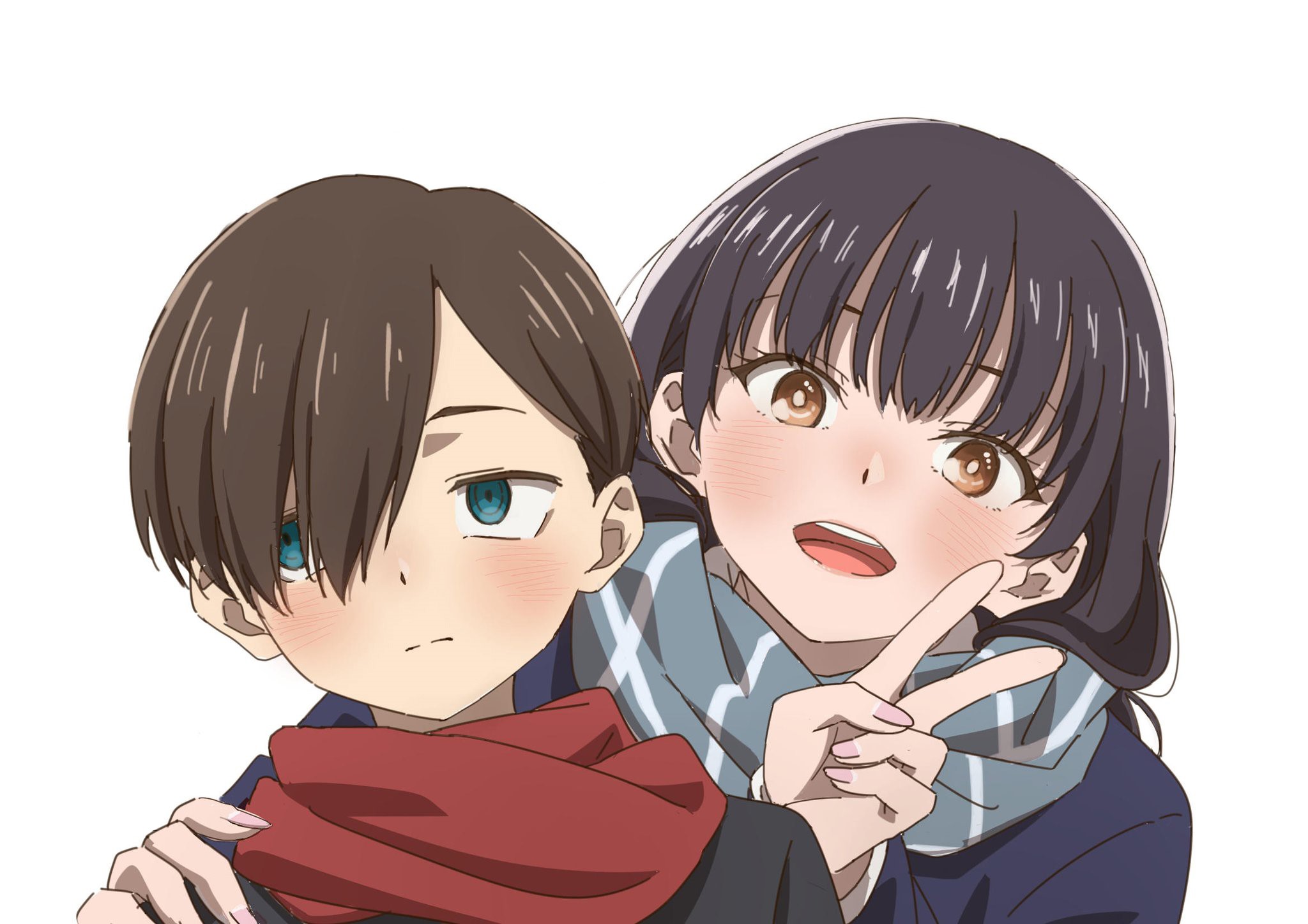 The Dangers in My Heart HD: Anna Yamada & Ichikawa Kyoutarou Anime ...