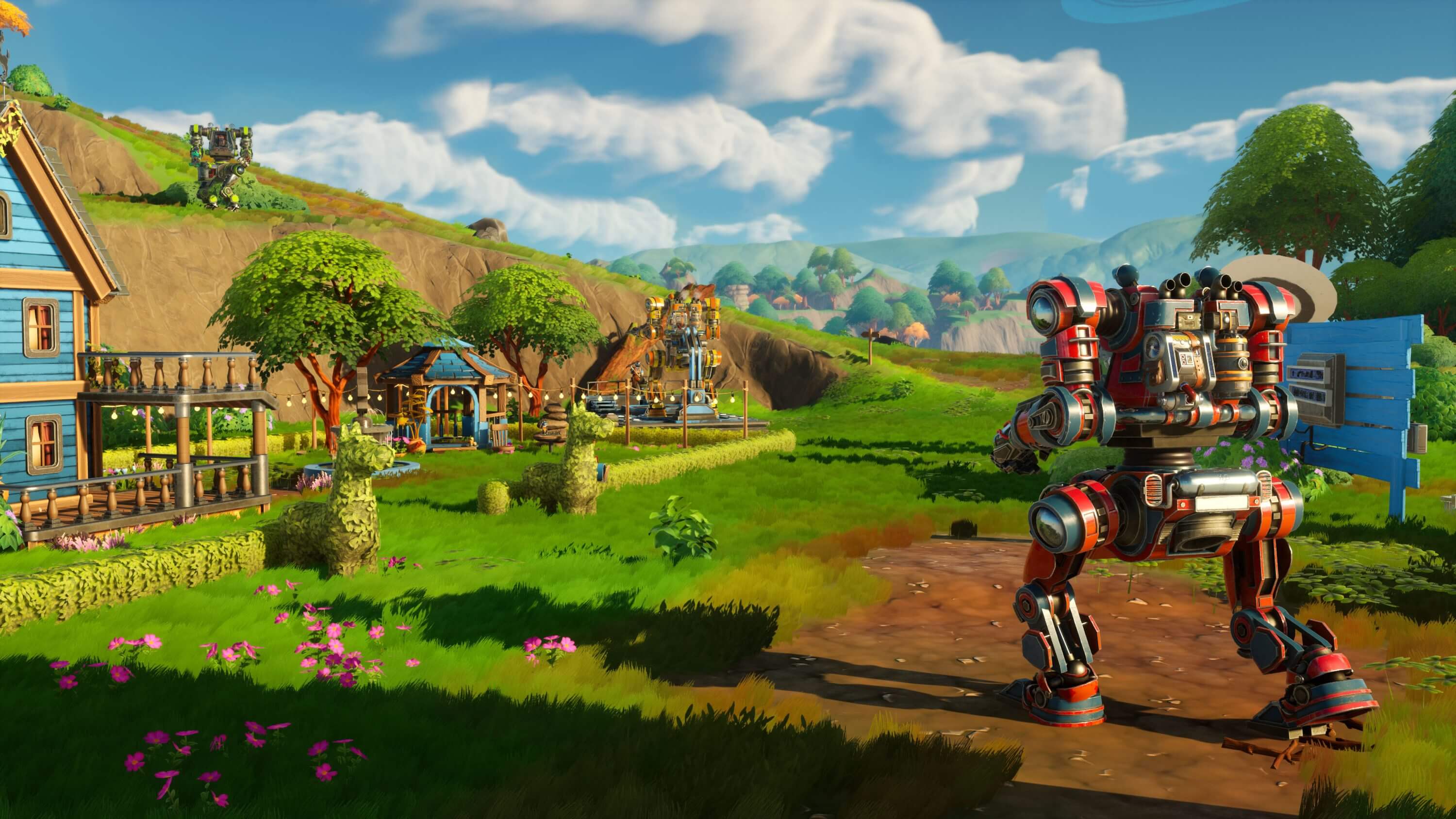 Lightyear Frontier Game HD Wallpaper | Vibrant Farming Adventure Background