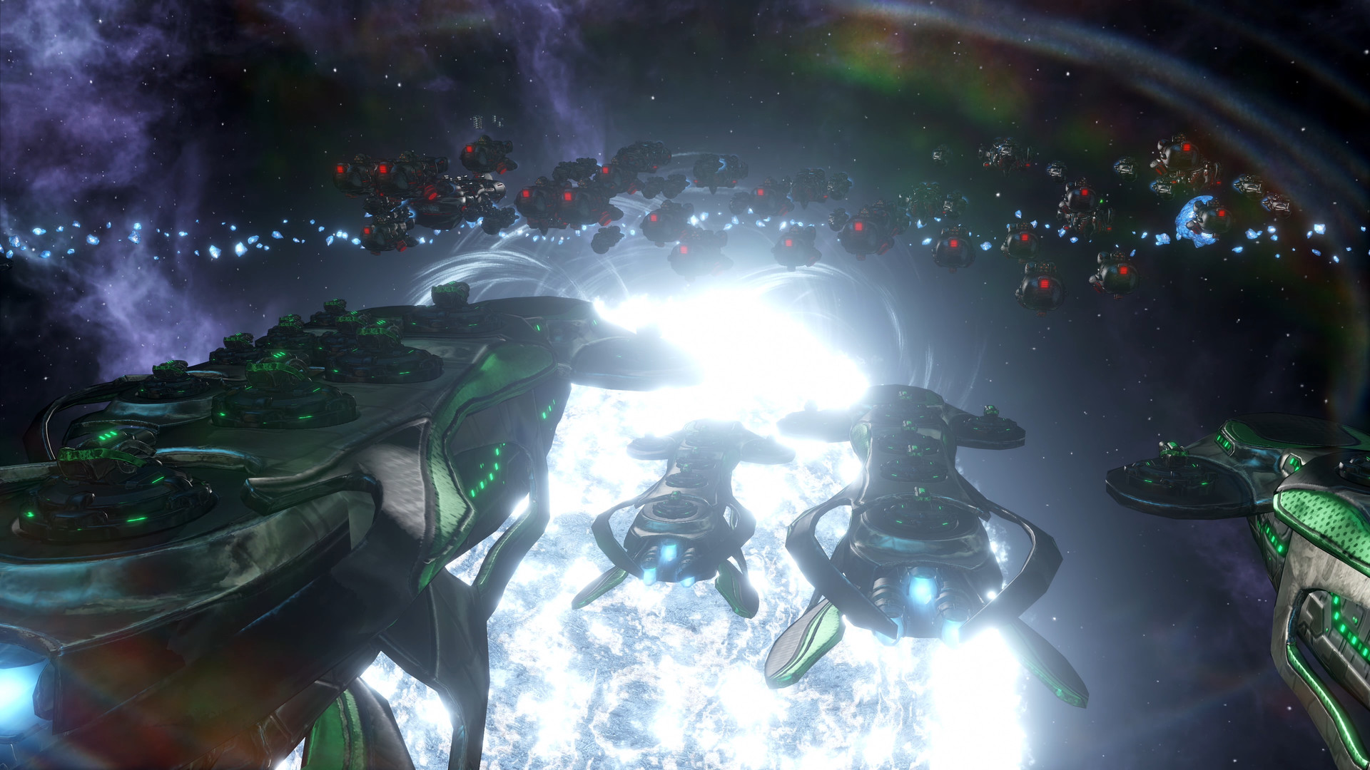 Stellaris Epic Space Battle HD Wallpaper
