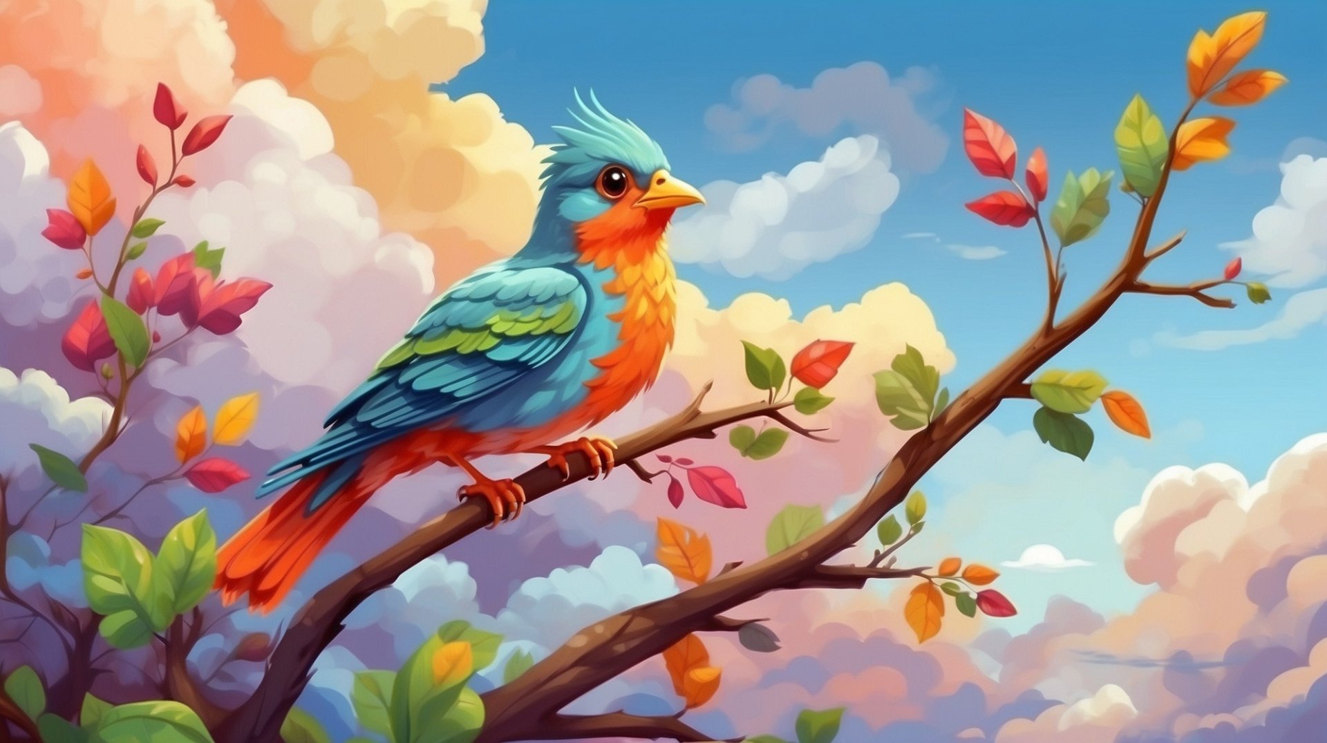 Bird drawing by AnimeHead