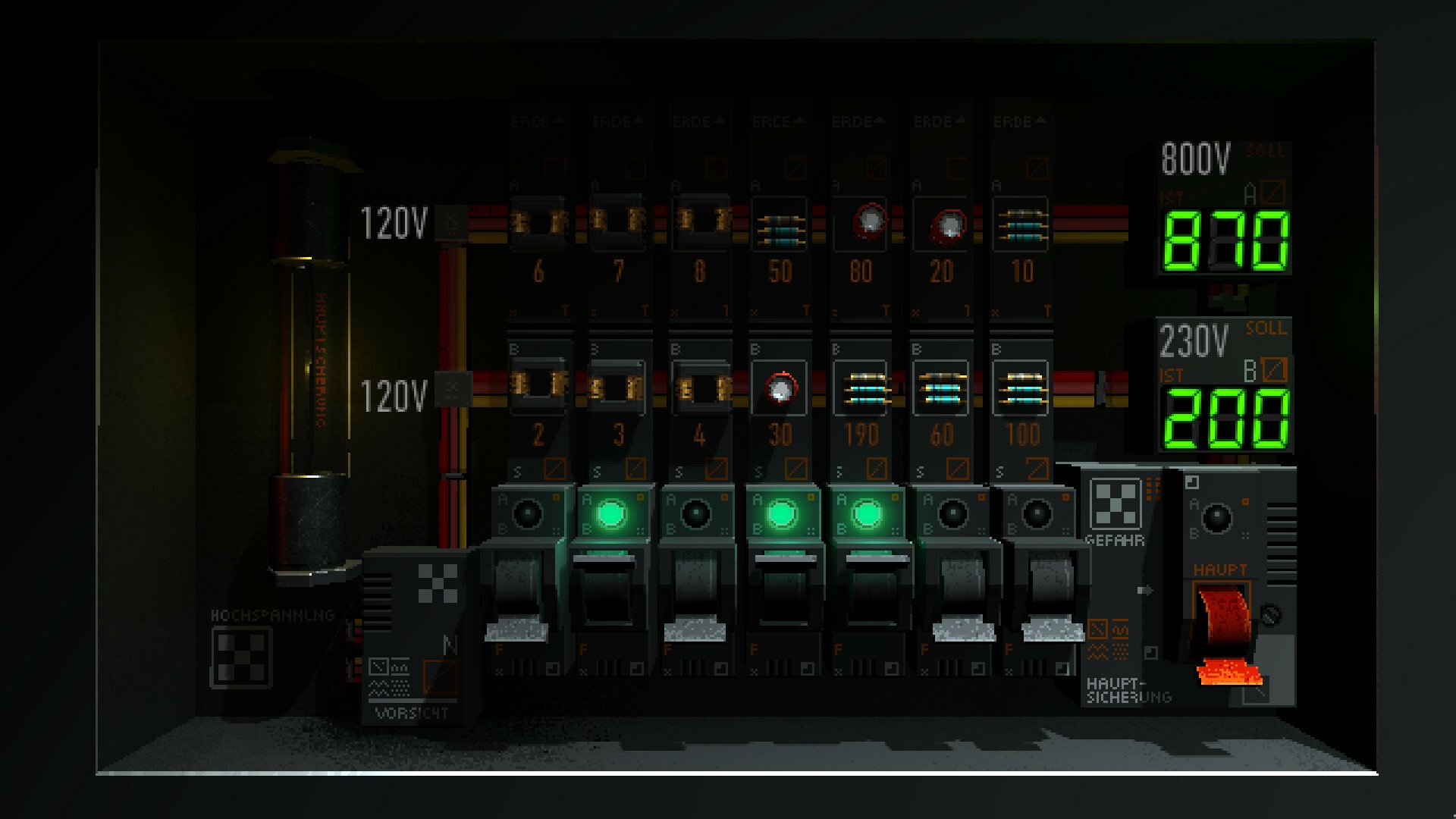 SIGNALIS Game Electrical Panel HD Wallpaper