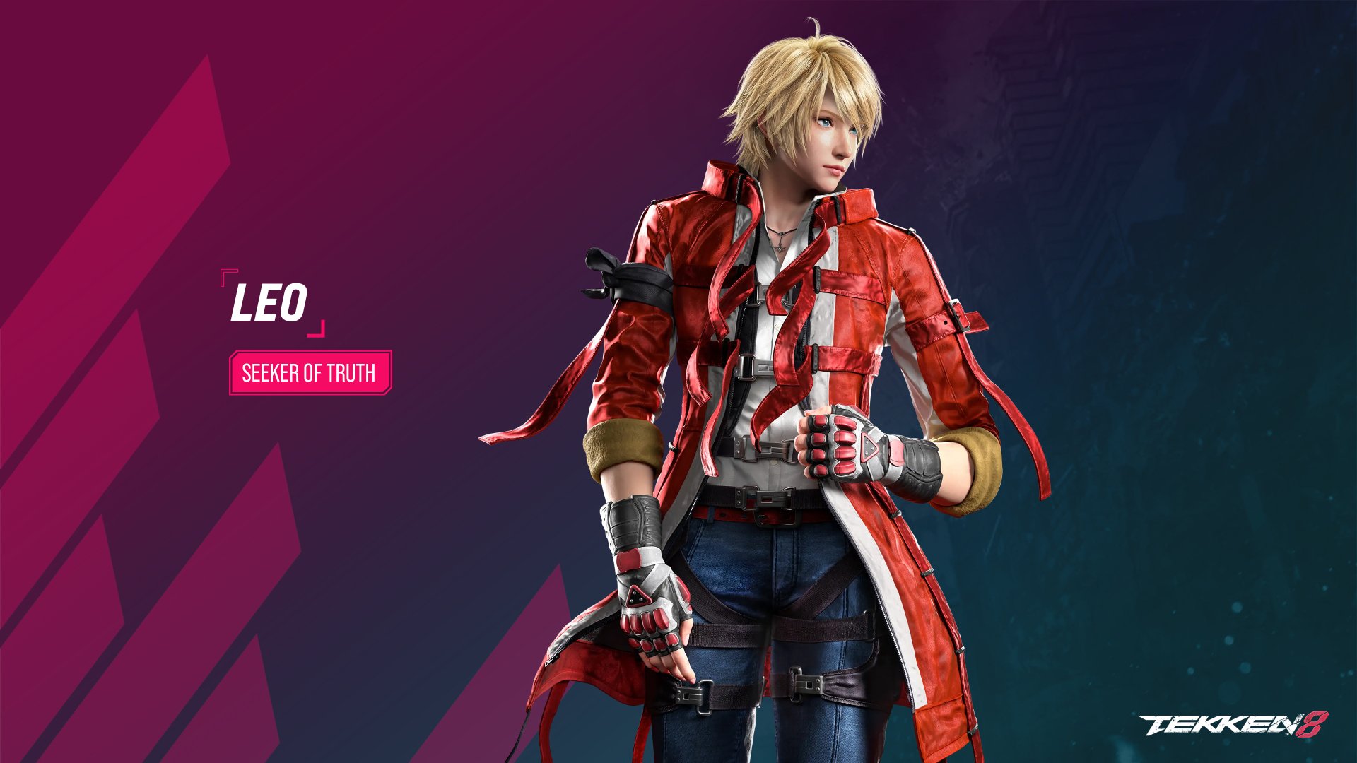 Tekken 8 Leo HD Wallpaper - Intense Fighting Game Aesthetics